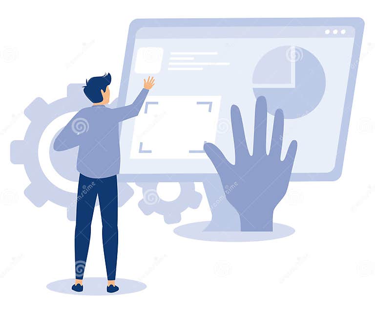 Sensor Technology Concept, Hands-free Control, Motion Sensing Device ...