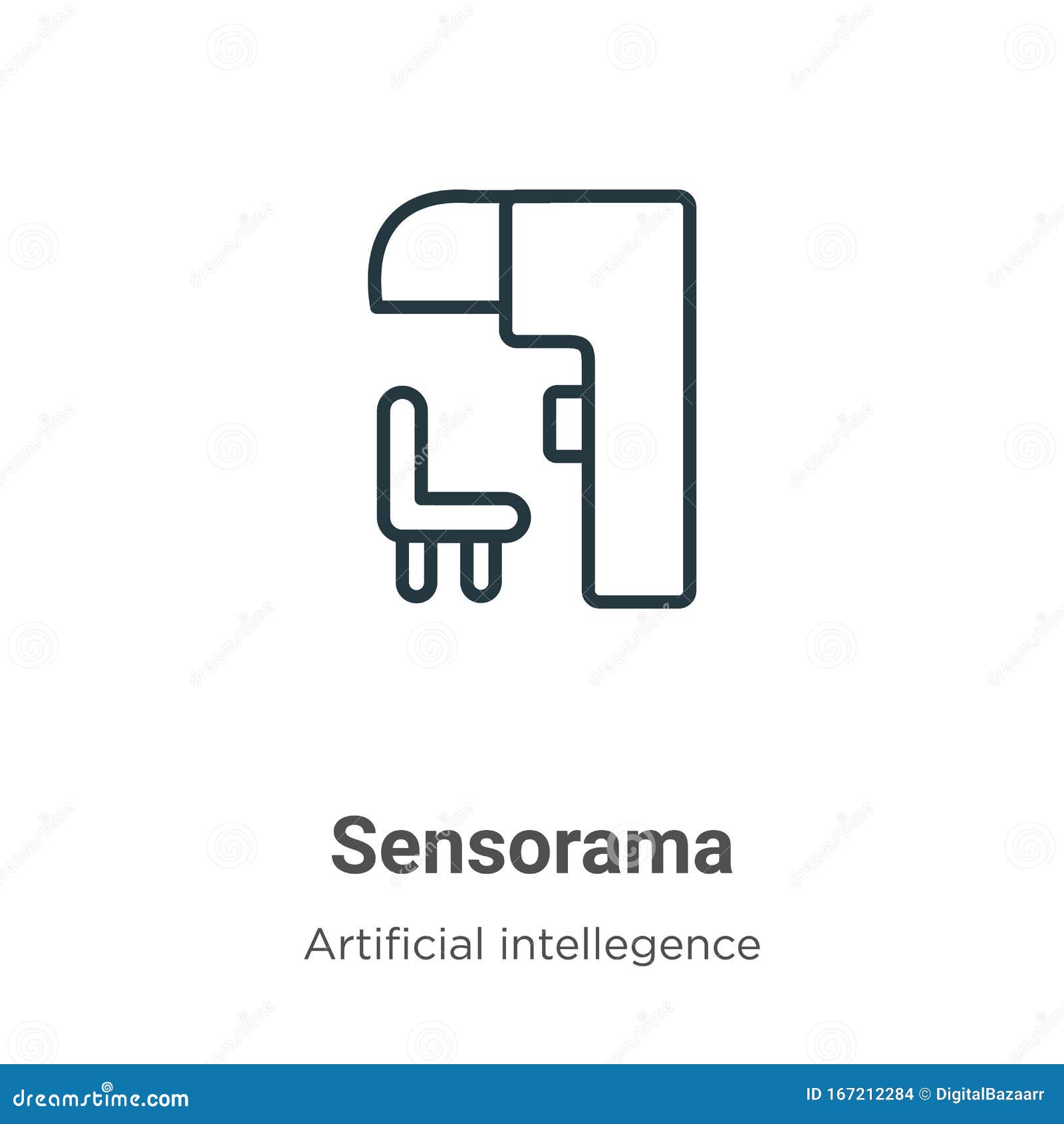 Sensorama Isolated Icon. Simple Element Illustration From Artificial ...