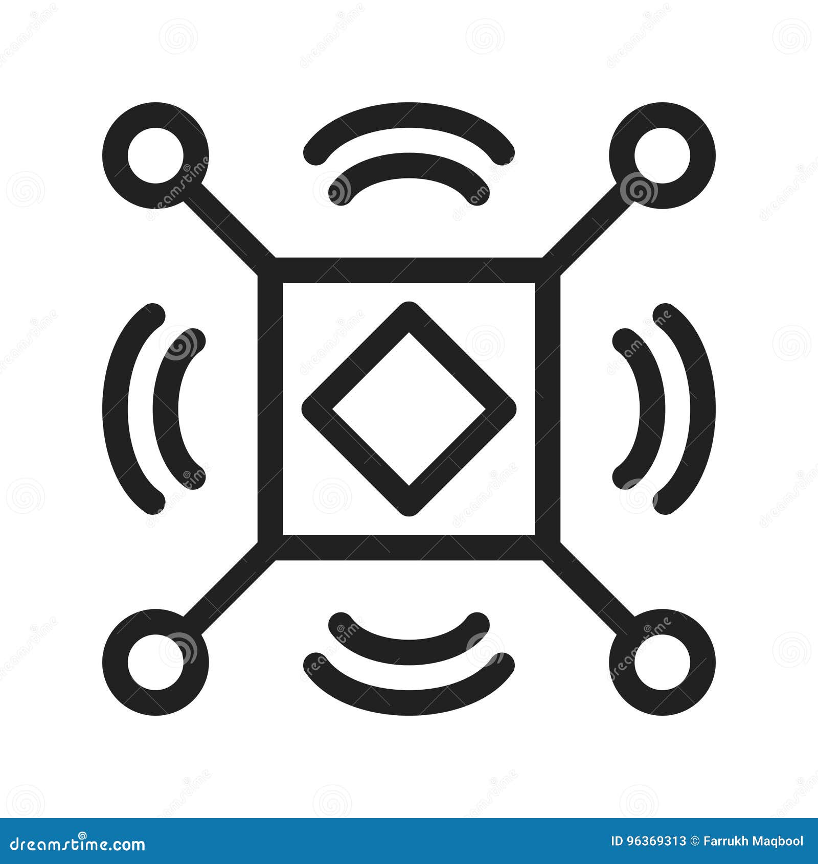 Sensors stock illustration. Illustration of analysis - 96369313