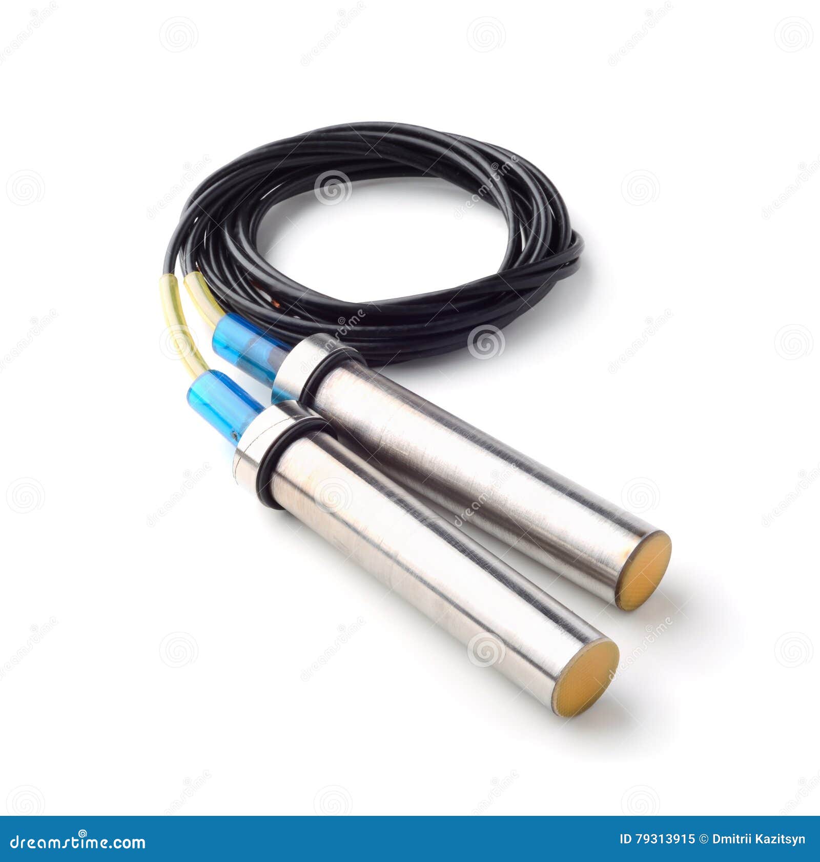 Sensors for Ultrasonic Flow Meter Stock Image - Image of pulse ...