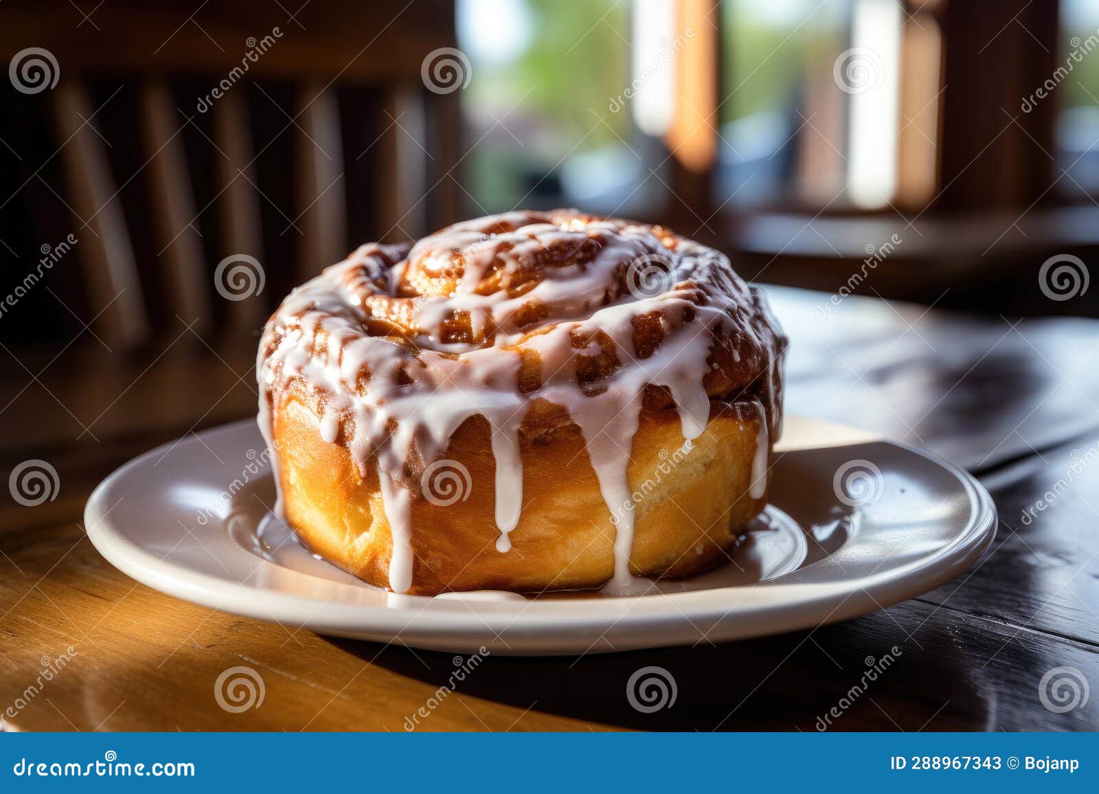 Sensory Delight of Cinnamon Rolls on a Plate. AI Generated Stock ...