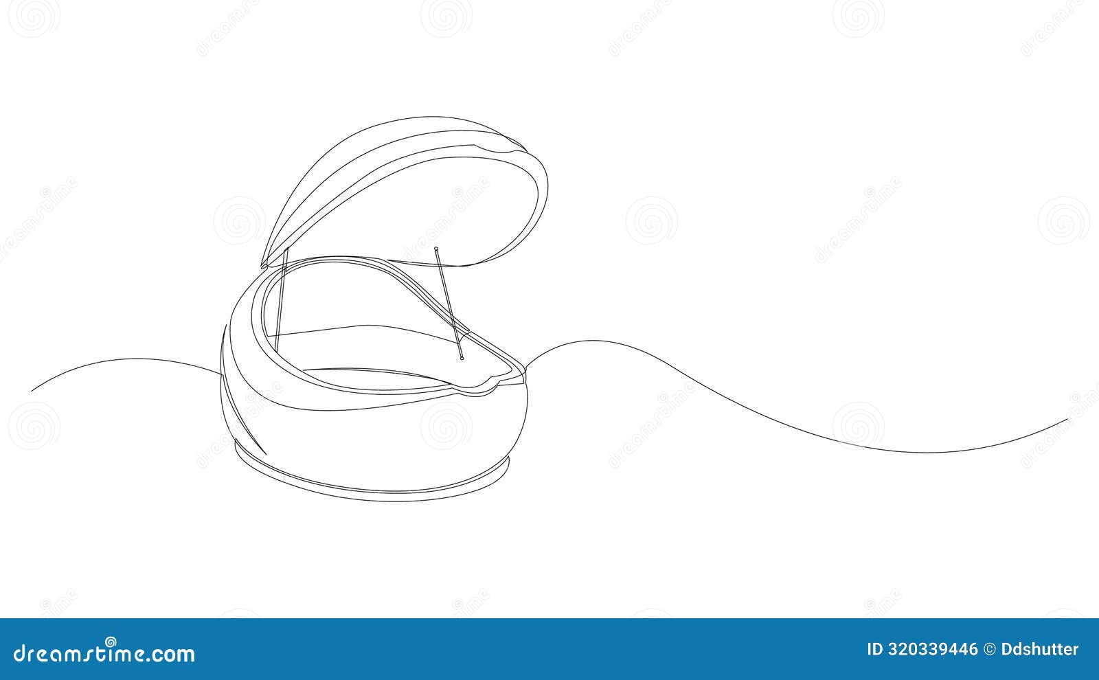 Sensory Deprivation Tank Continuous Line Drawing. Floatation Therapy ...