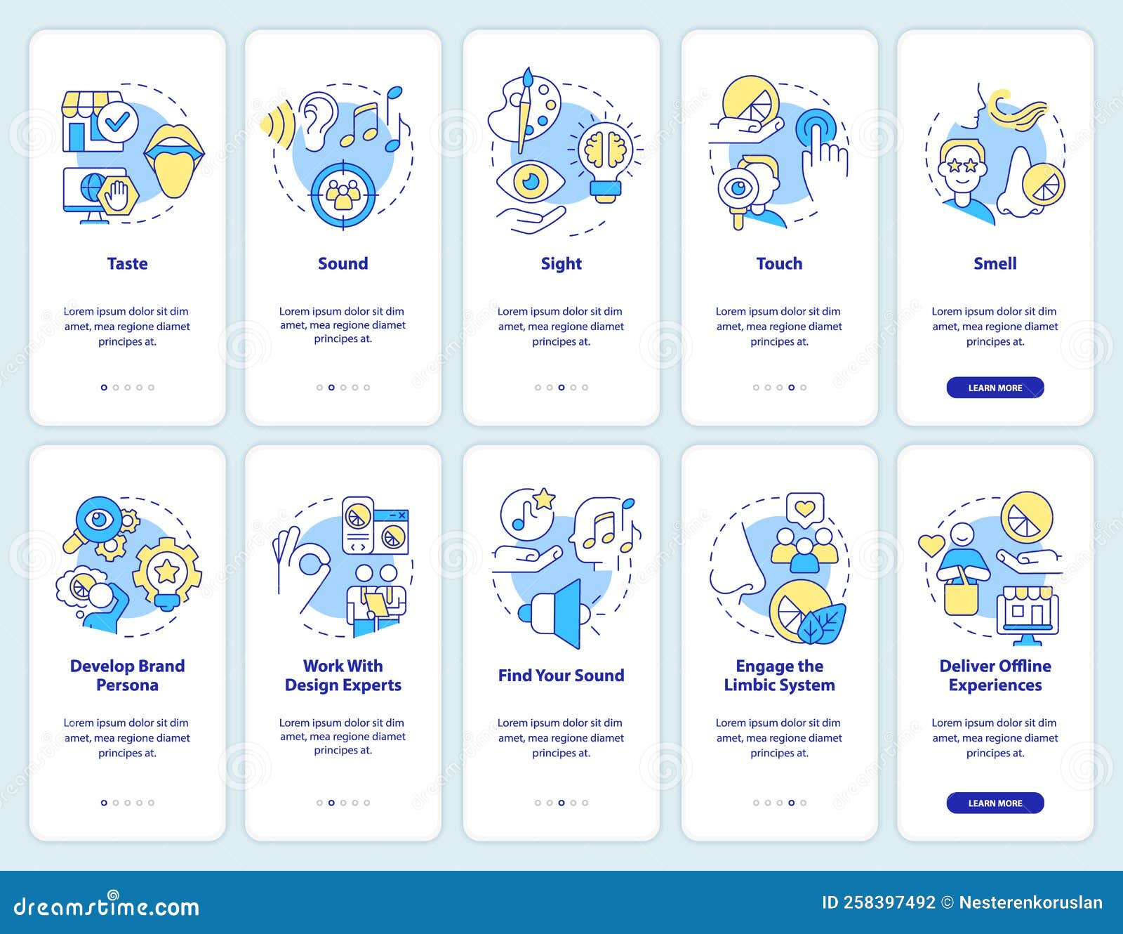 Sensory Marketing Icon. Monochrome Simple Neuromarketing Icon For ...