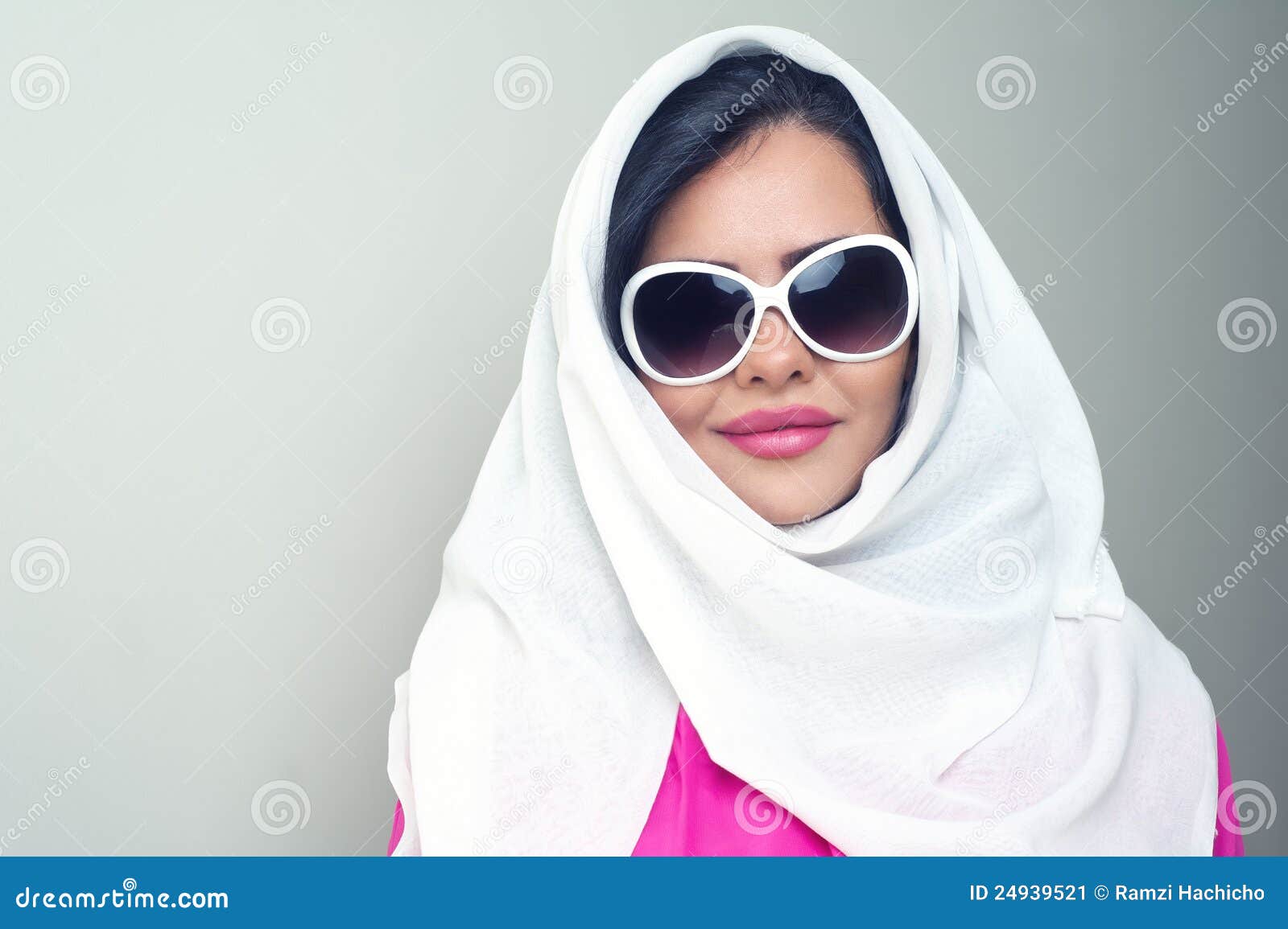 Sensual Beauty Arabian Girl With Hijab Stock Image Image Of People