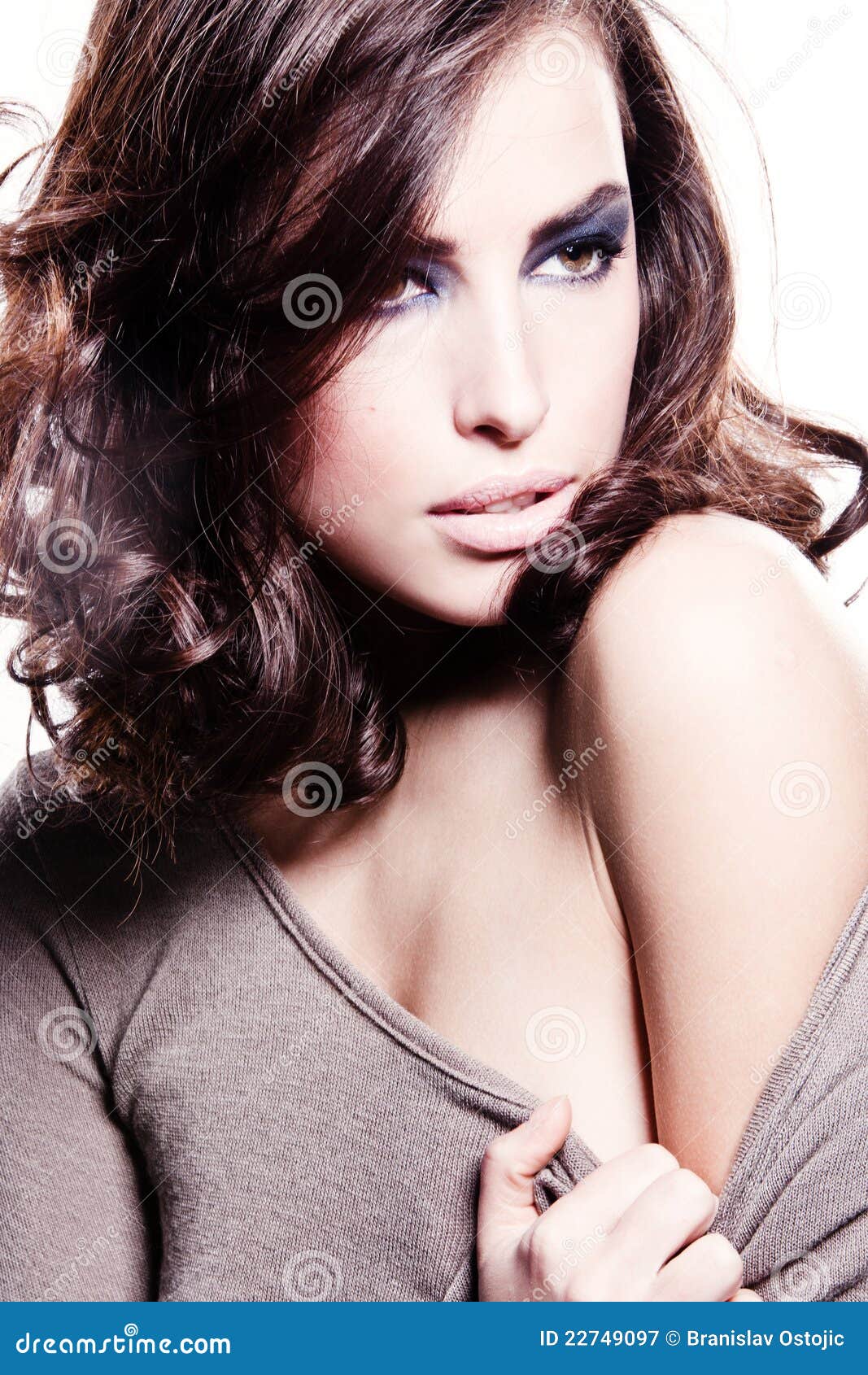 Sensual Brunette Stock Image Image Of Perfect Brunette 22749097