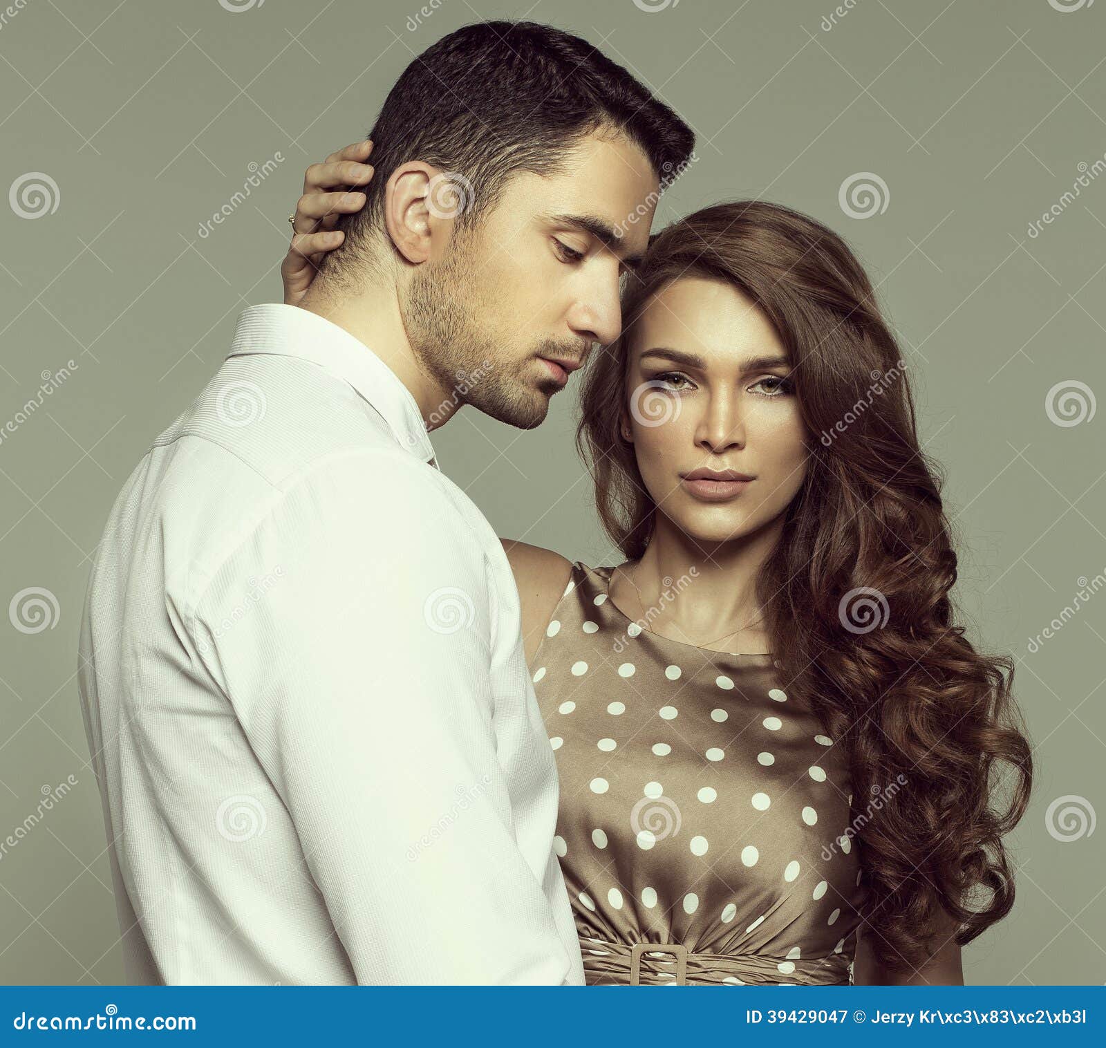 Sensual couple stock image. Image of emotional, female - 39429047