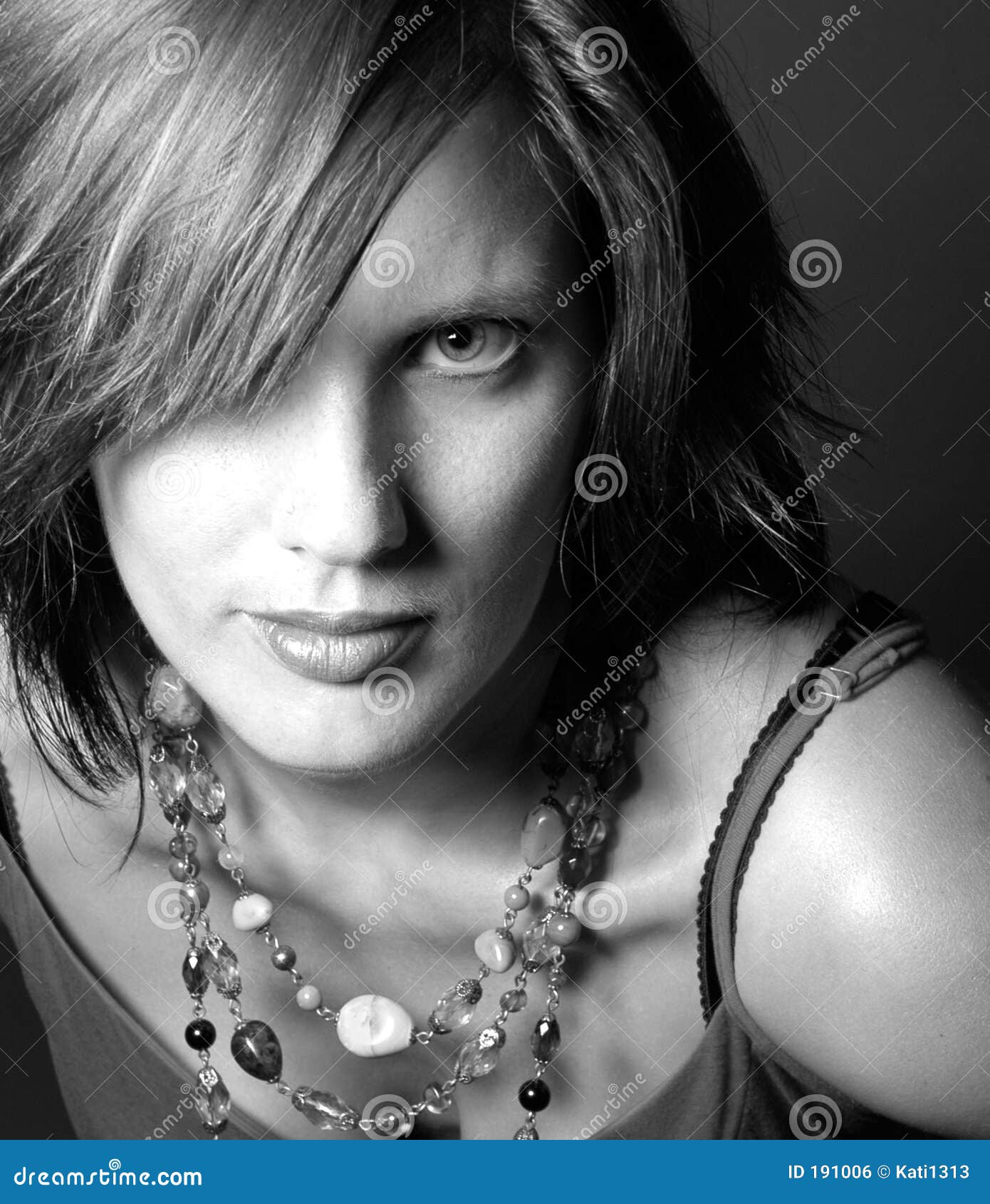 Sensual look stock photo. Image of hair, beauty, sensuality - 191006