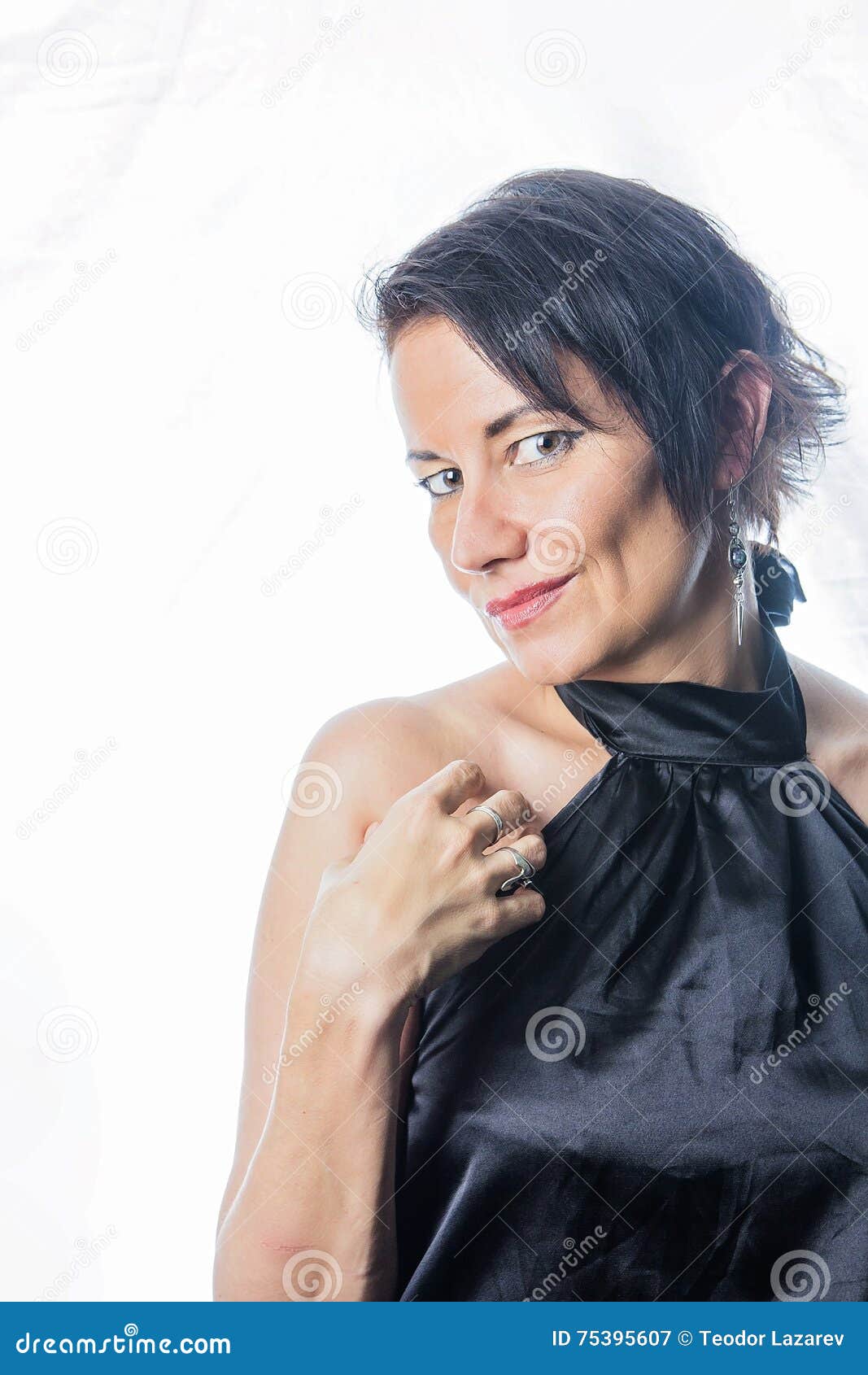 Sensual Mature Brunette Stock Image Image Of Healthy 75395607