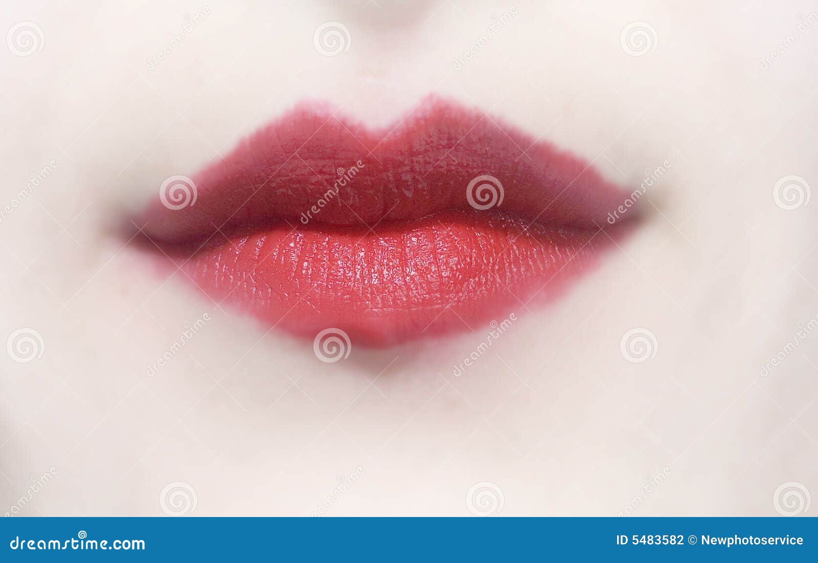 Sensual Mouth With Lemon Slice. Summer Refreshment Coctail. Sexy Fruit ...