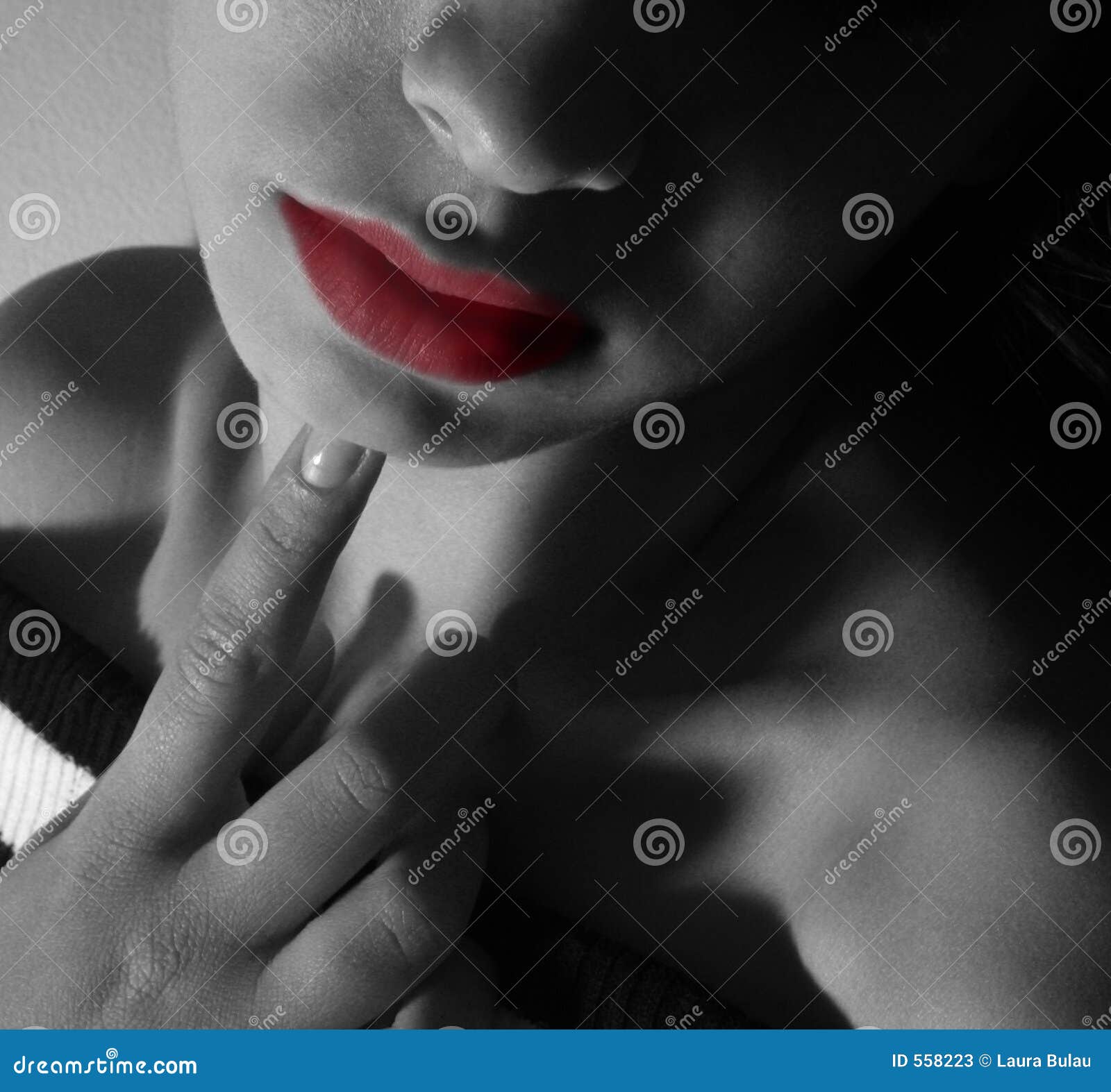Sensual Smile 1 Stock Image Image Of Attractive Woman 558223