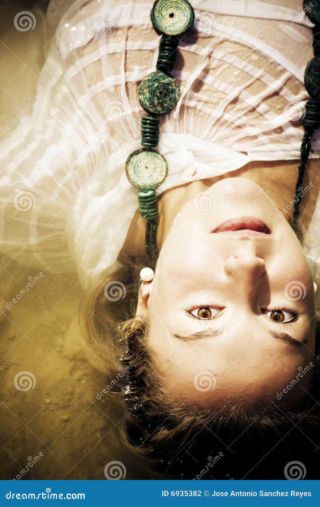 Sensual woman in water stock photo. Image of relaxed, expression - 6935382