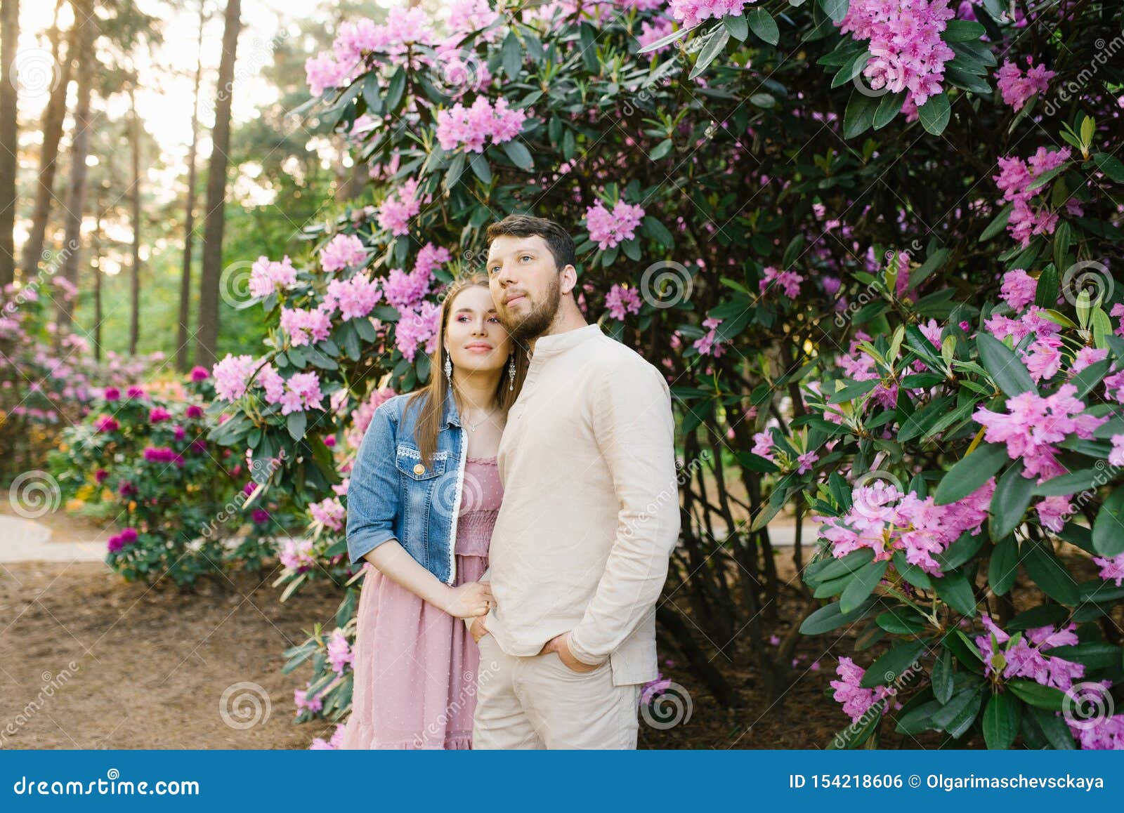 A Sensual Young Couple Enjoys A Gentle Warm Pleasant Moment Of Love Having A Romantic Date Stock