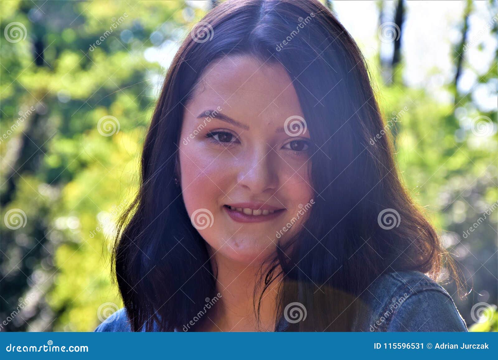 Sensual Young Girl Biting Her Lip Stock Image Image Of Close