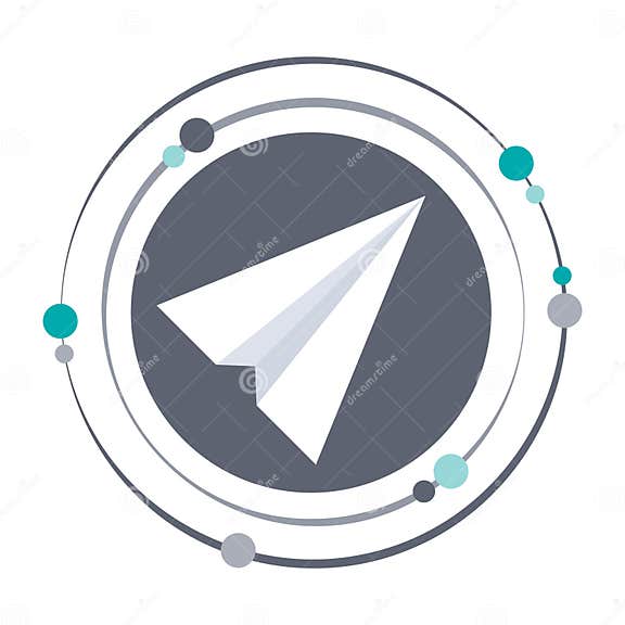 Sent Email Paper Airplane Vector Illustration Graphic Icon Symbol Stock ...