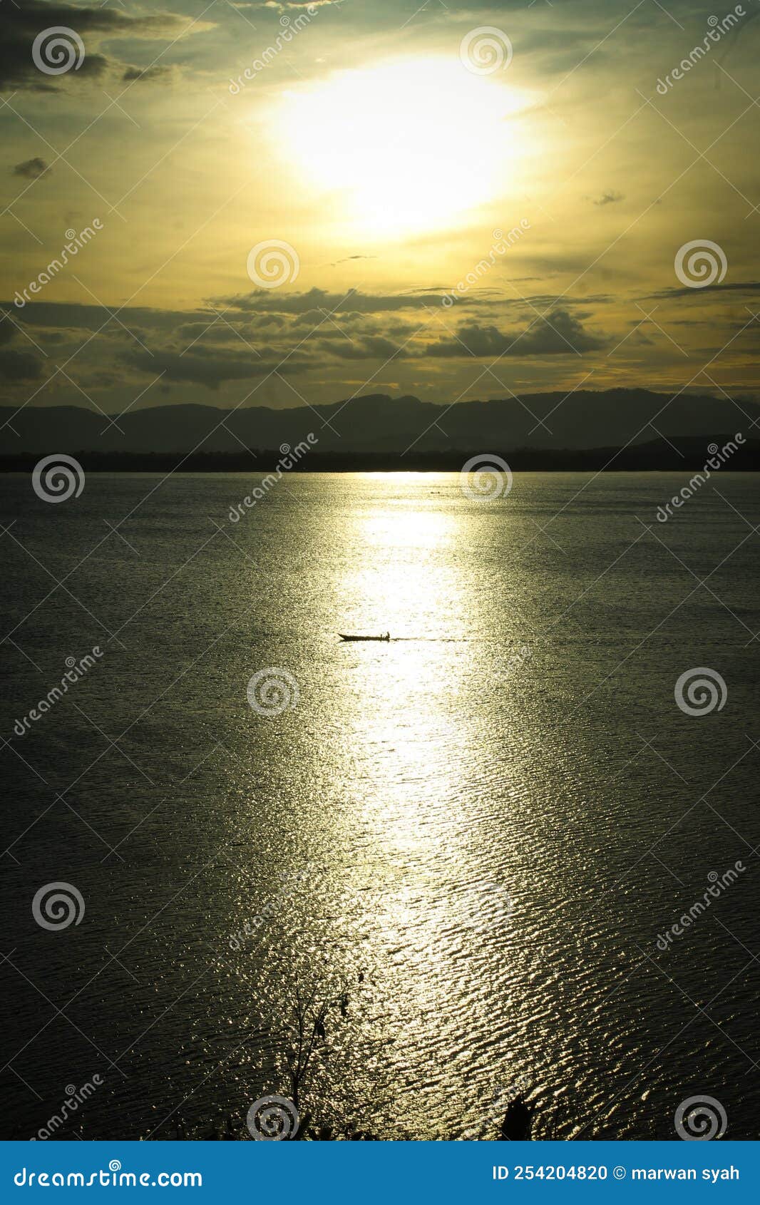 Sentani lake stock photo. Image of horizon, dawn, lake - 254204820