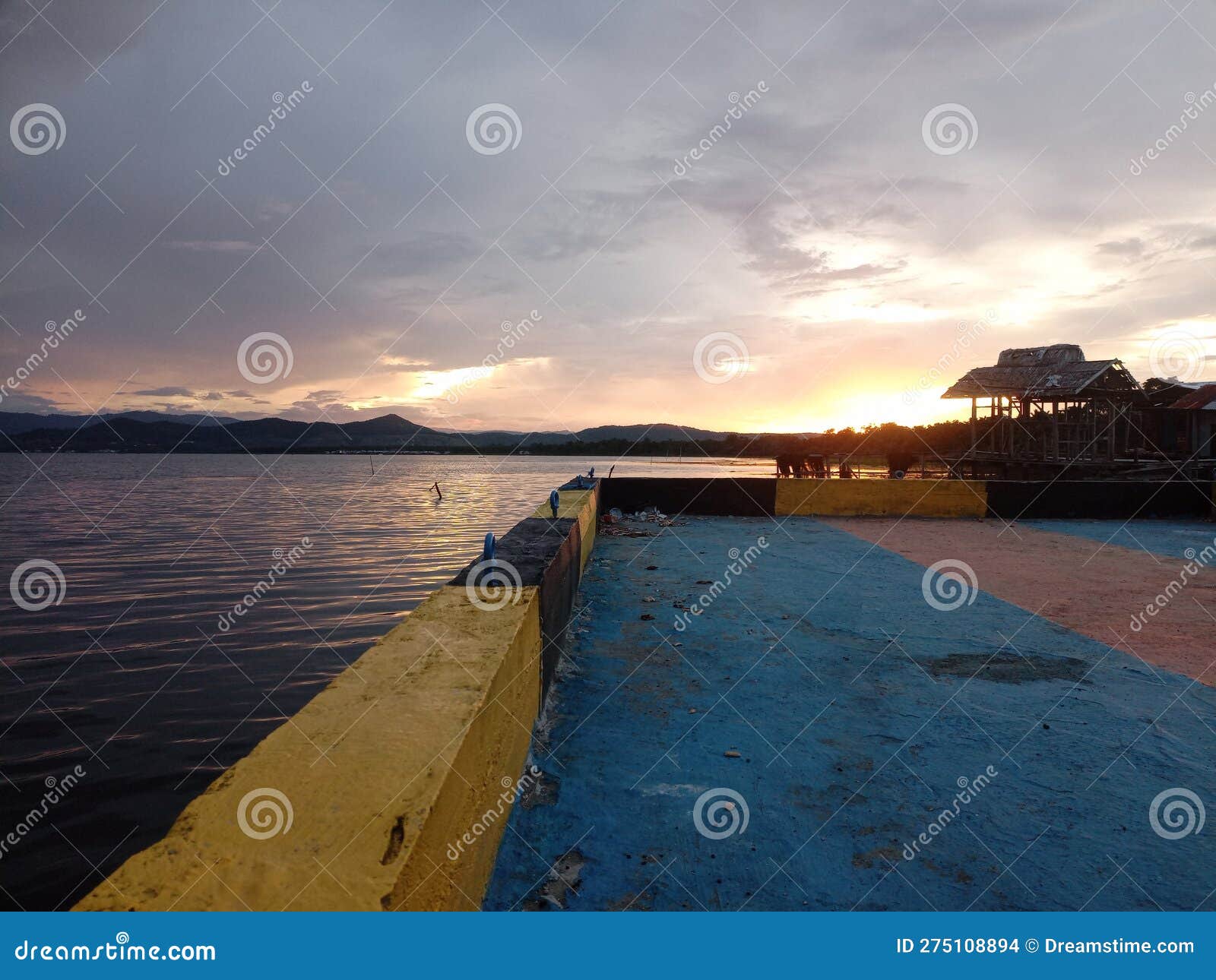 Sentani of sunset stock photo. Image of sentani, sunset - 275108894