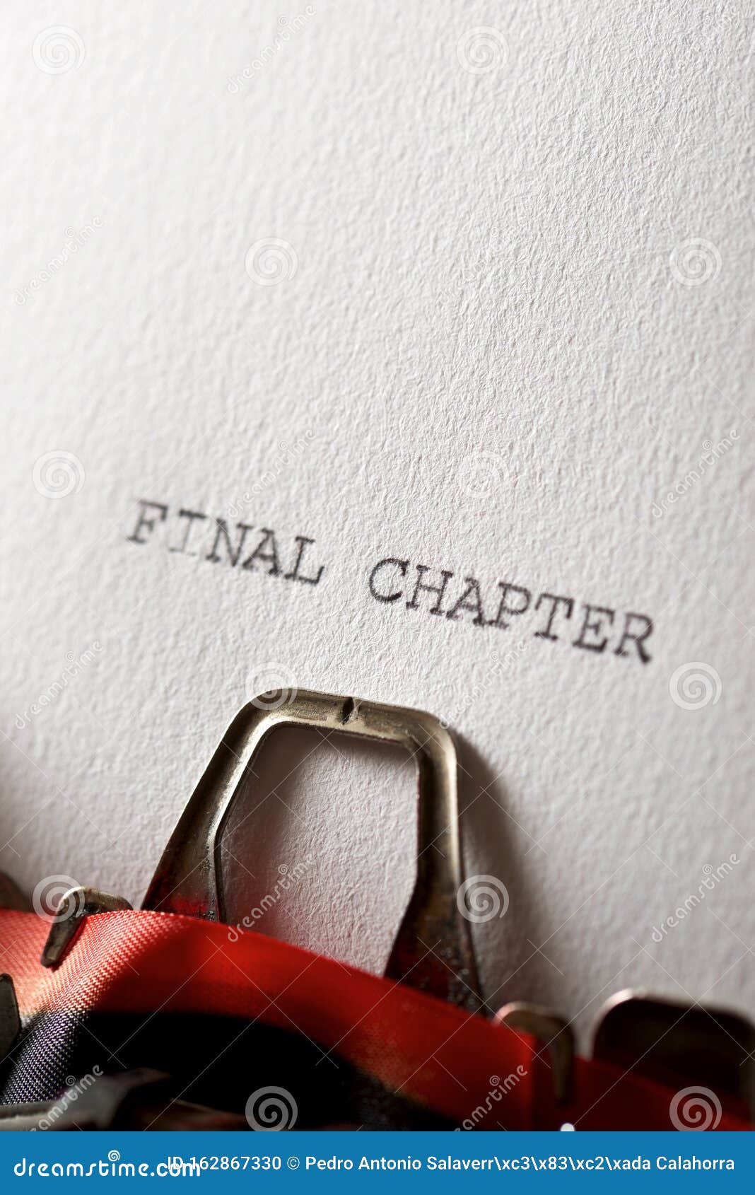 Final Chapter concept stock photo. Image of closeup - 162867330