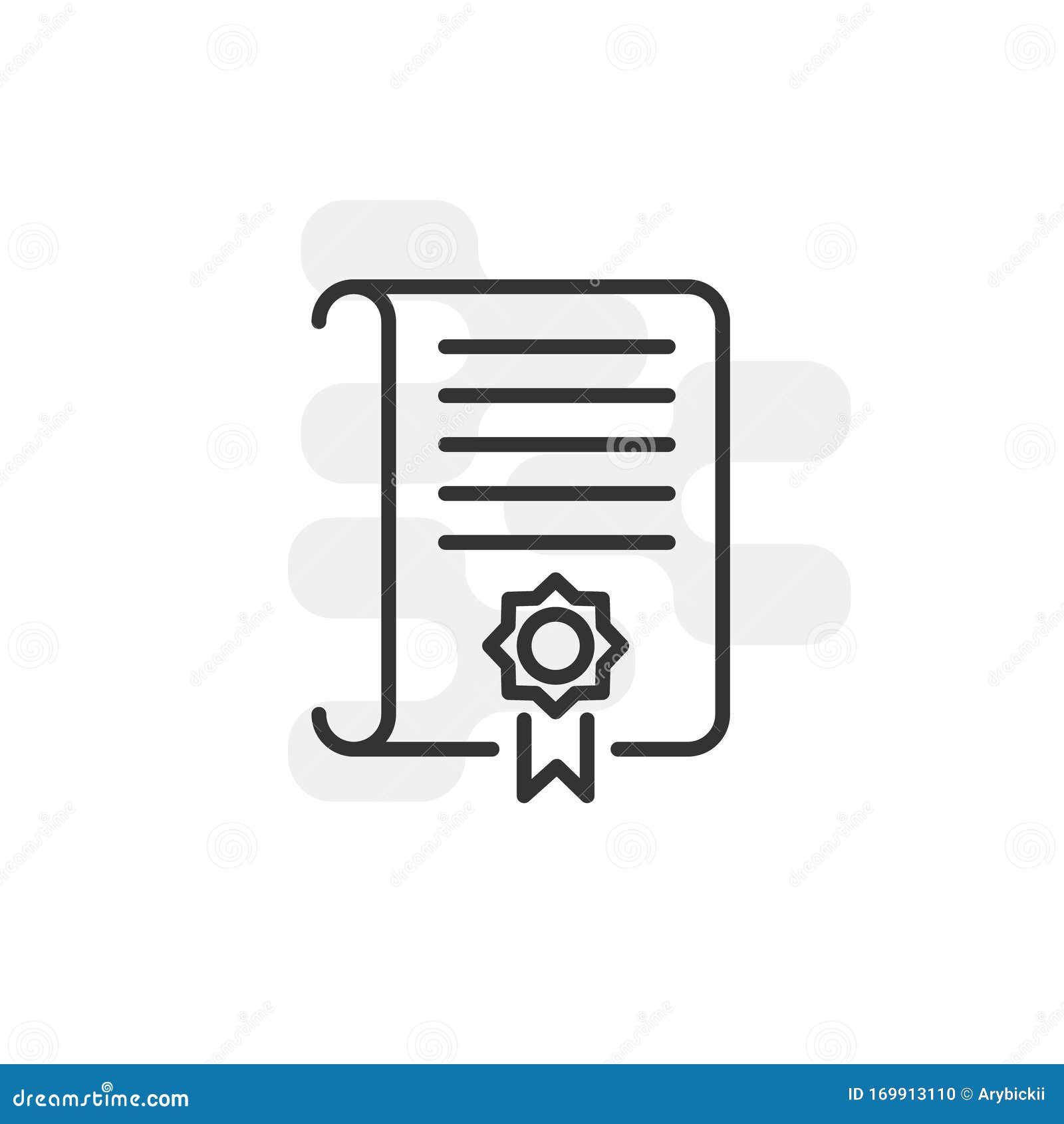 Sentence Icon. Law and Judgement Line Icon. Vector Object Stock Vector ...