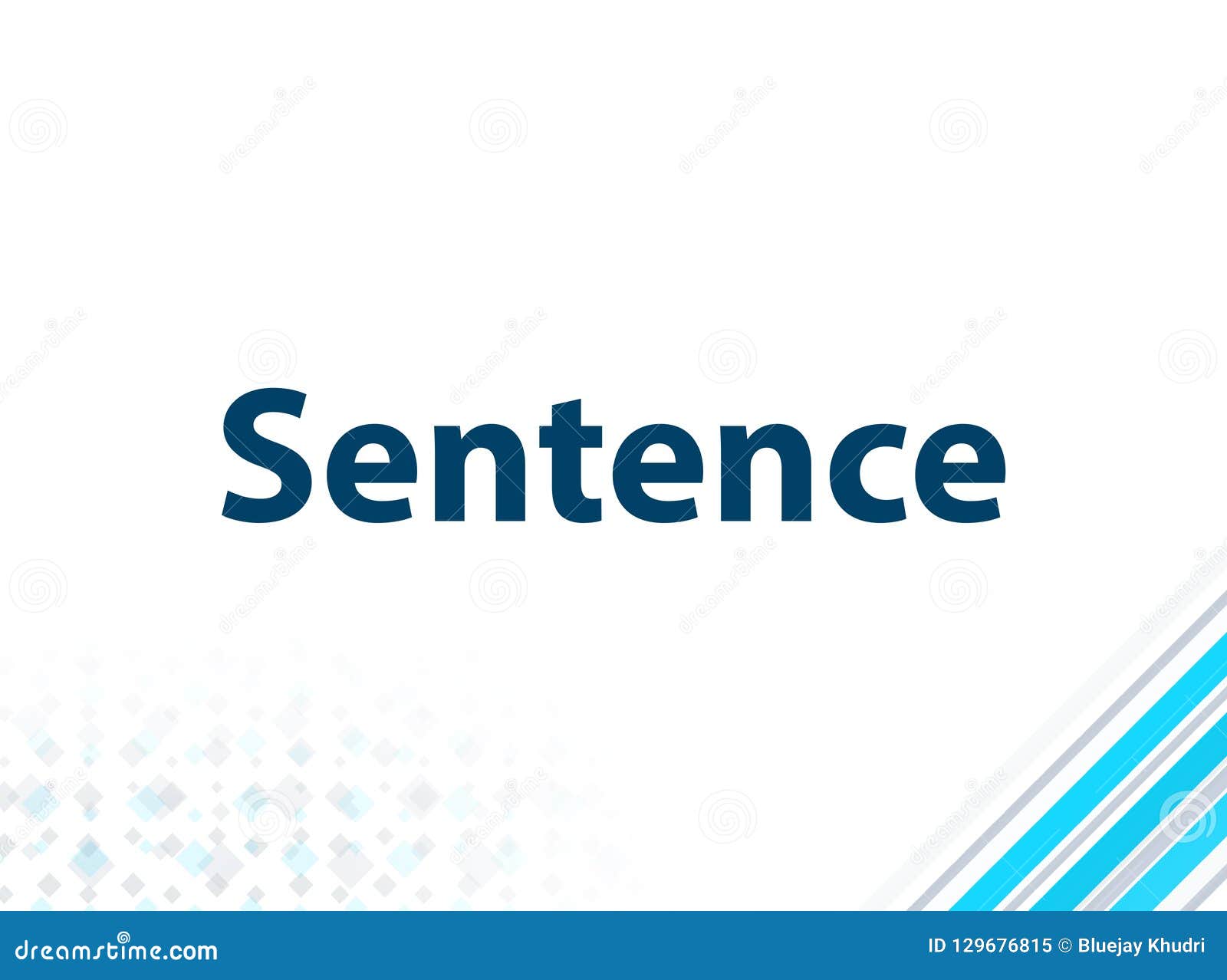 Sentence Modern Flat Design Blue Abstract Background Royalty-Free Stock ...
