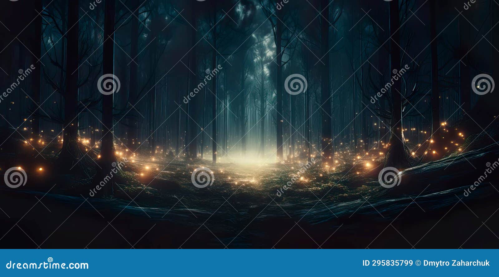 Sentient Forest Where the Trees Communicate through Patterns of Light ...
