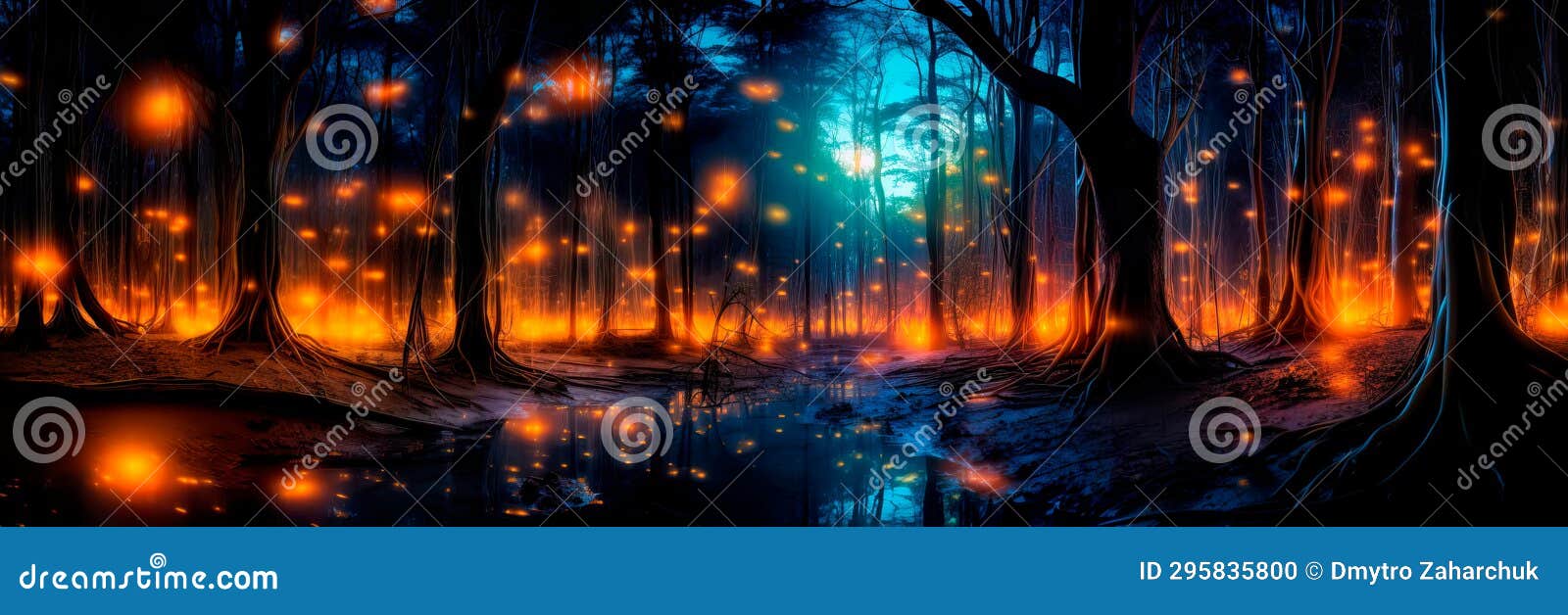 Sentient Forest Where the Trees Communicate through Patterns of Light ...