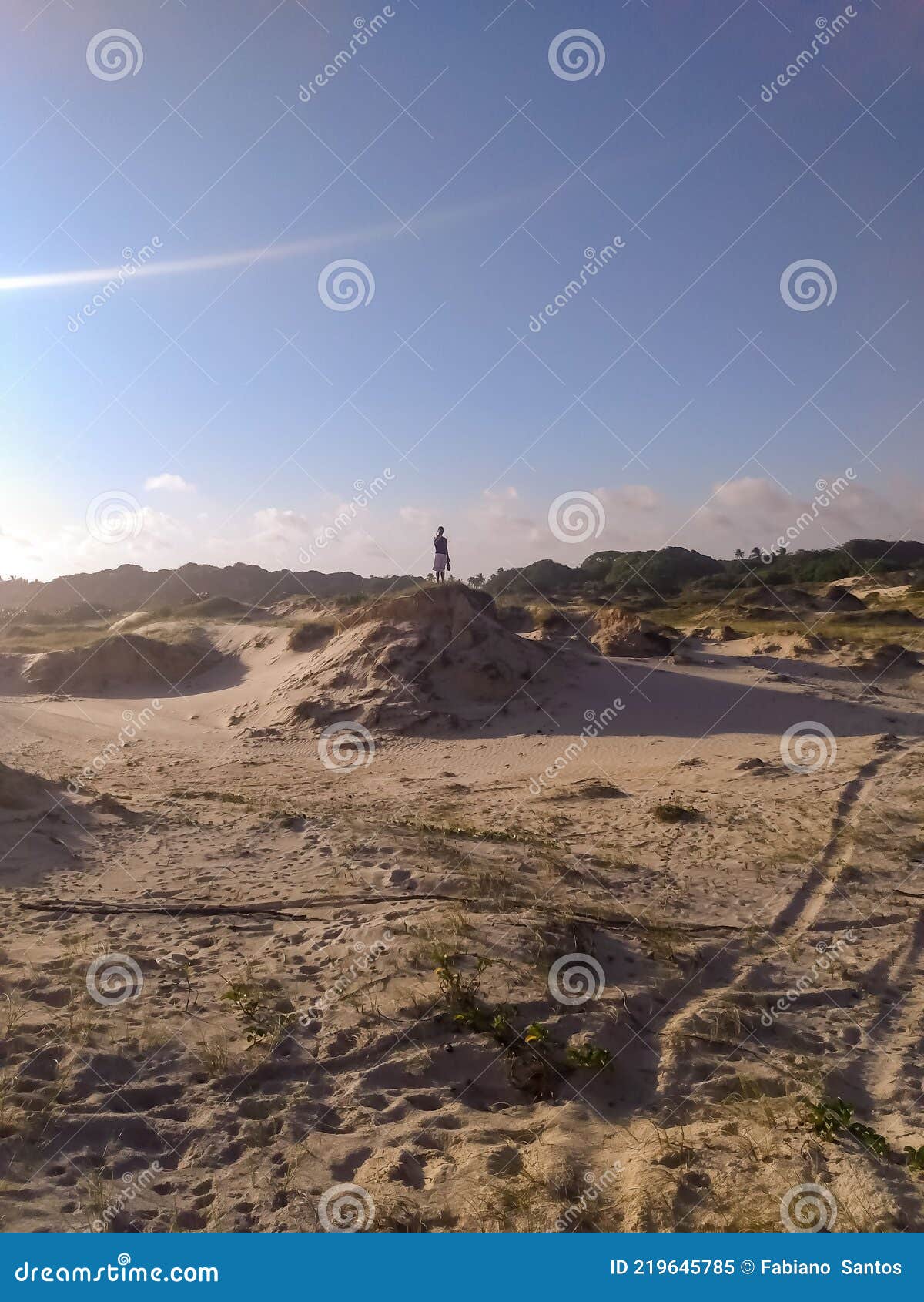 Sentier des dunes image stock. Image du carte, ciel - 219645785
