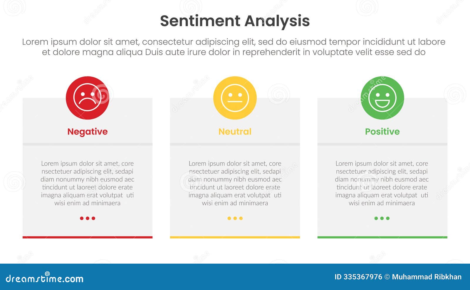 Sentiment Analysis Framework Infographic Template with Table Box ...