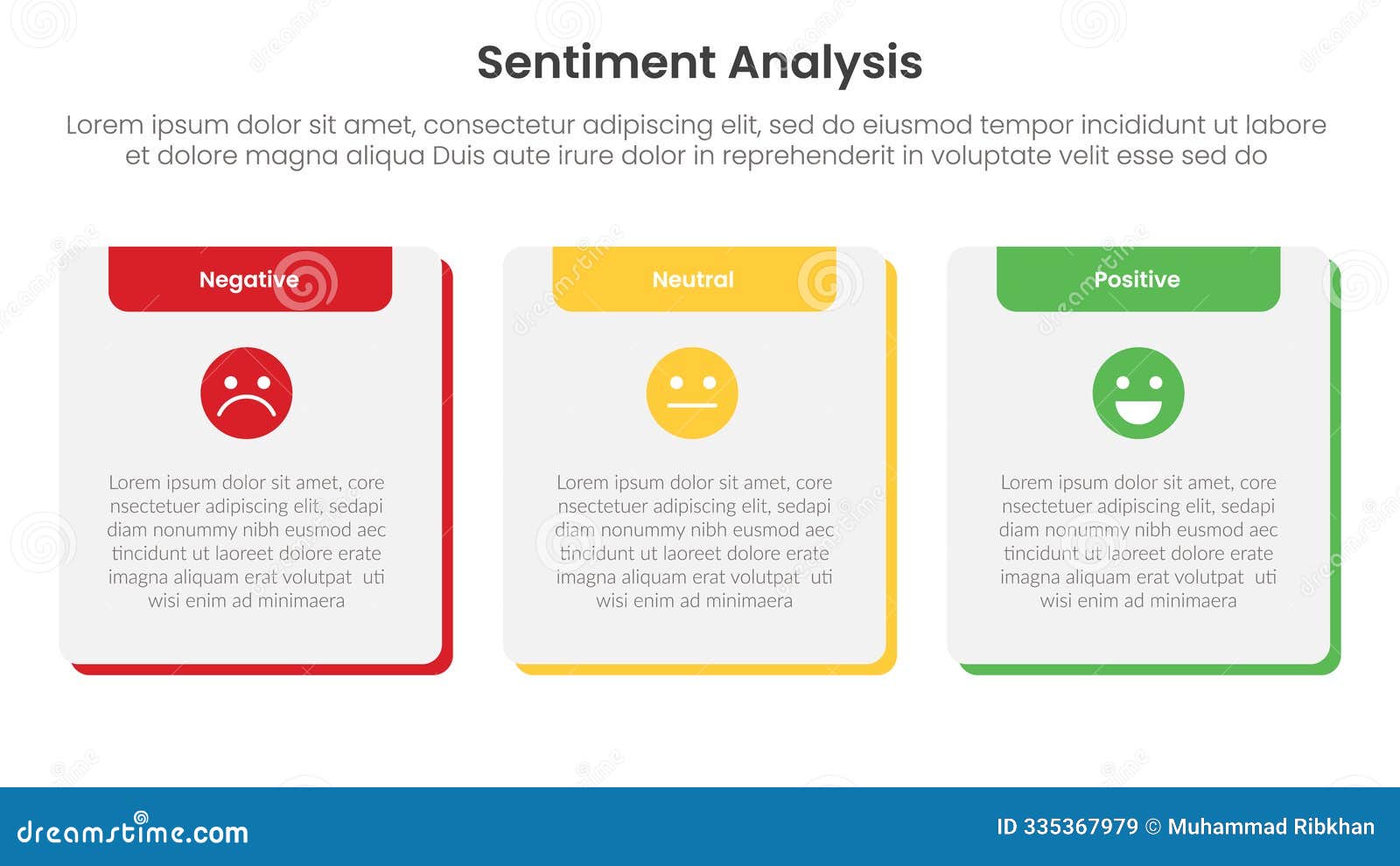 Sentiment Analysis Framework Infographic Template With Table Box With Round Header Badge And