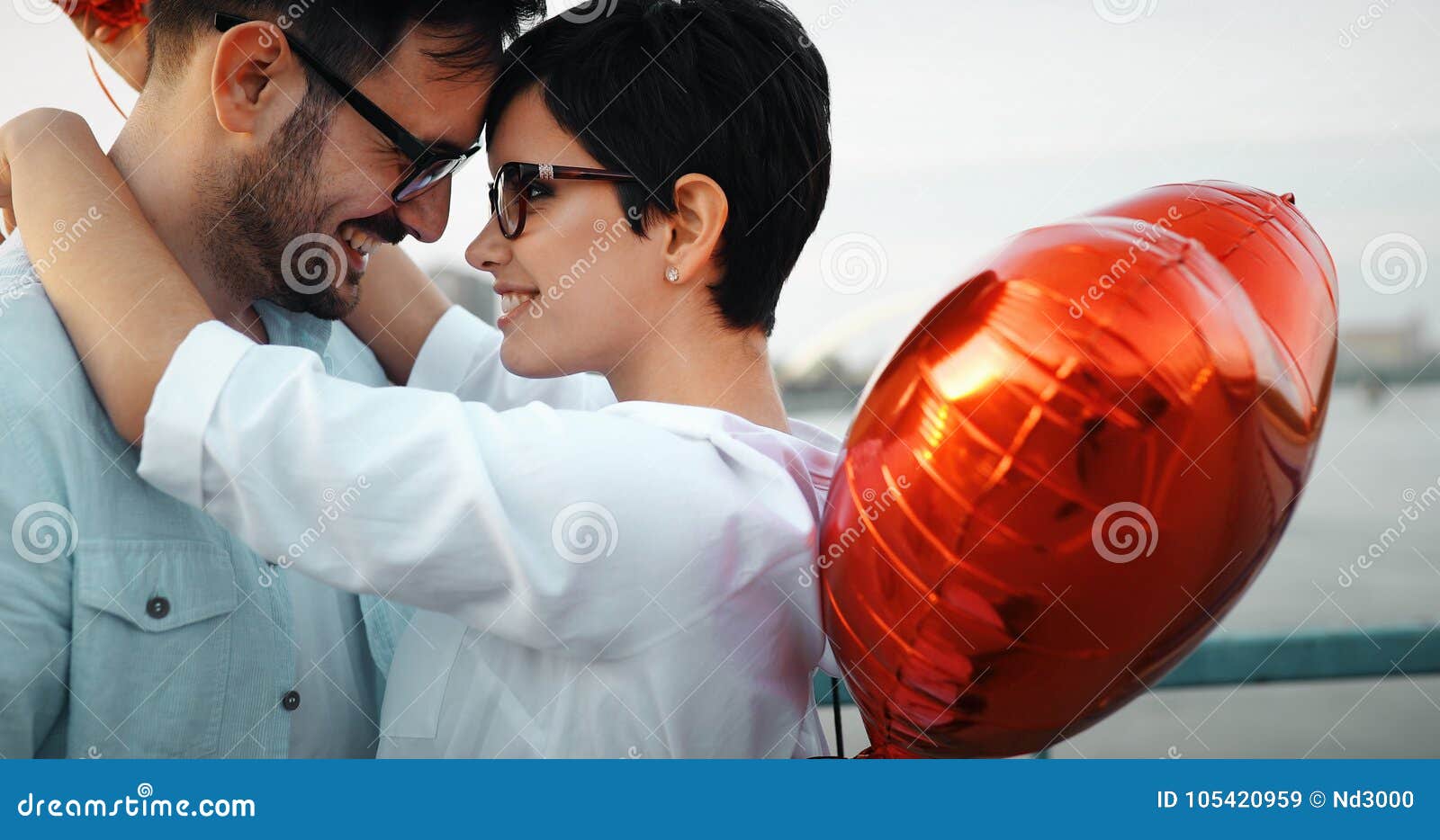 Sentimental Couple in Love Bonding Stock Image - Image of kiss, romance ...