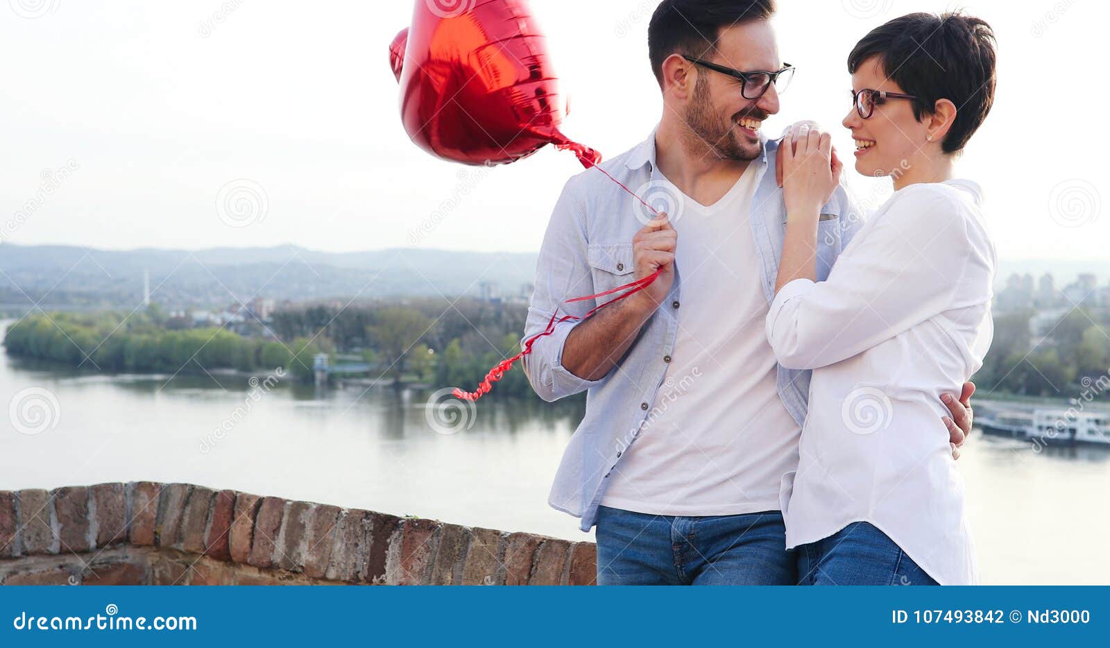 Sentimental Couple in Love Bonding Stock Photo - Image of relationship ...