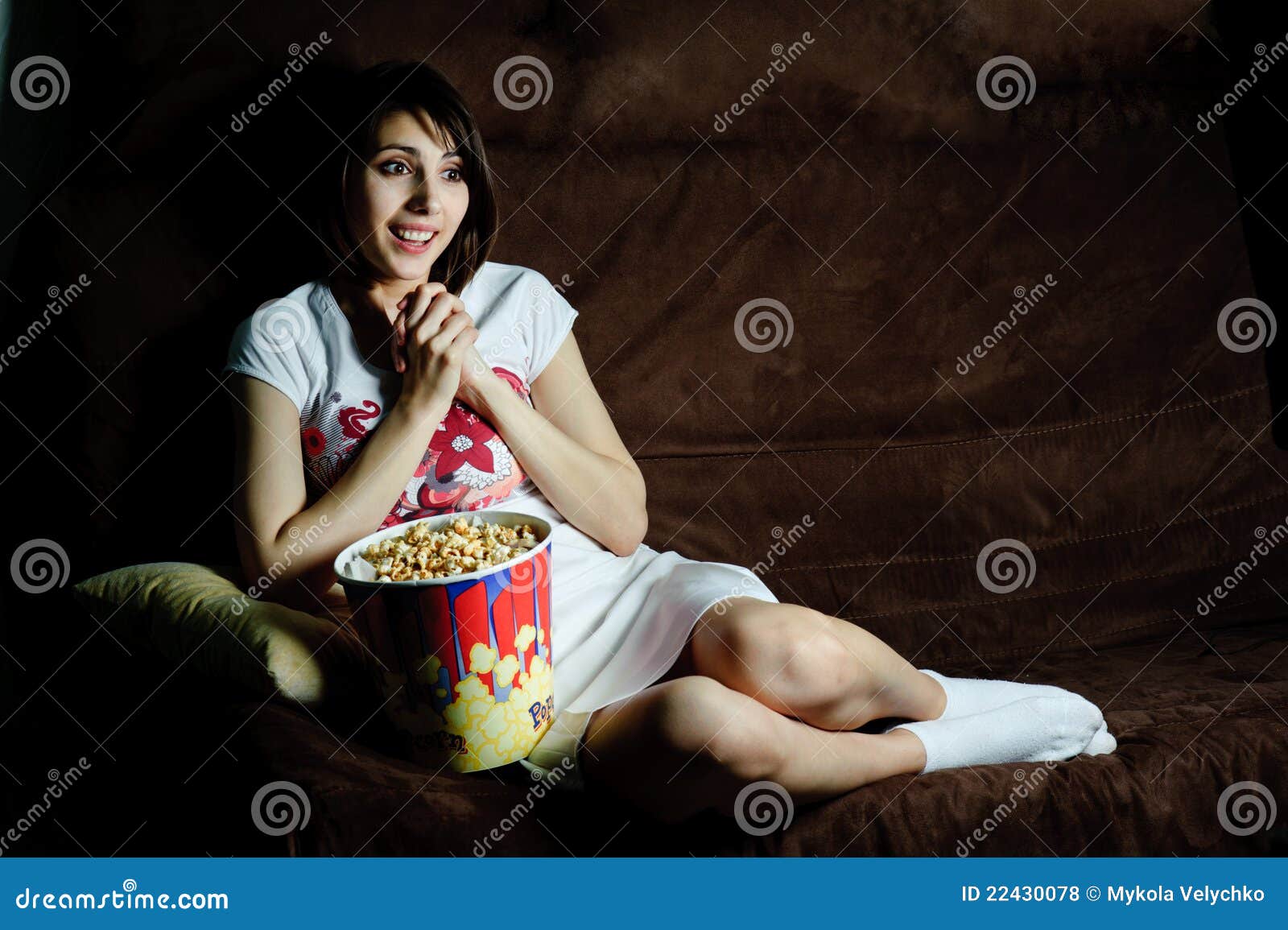 Sentimental girl stock photo. Image of caucasian, female - 22430078