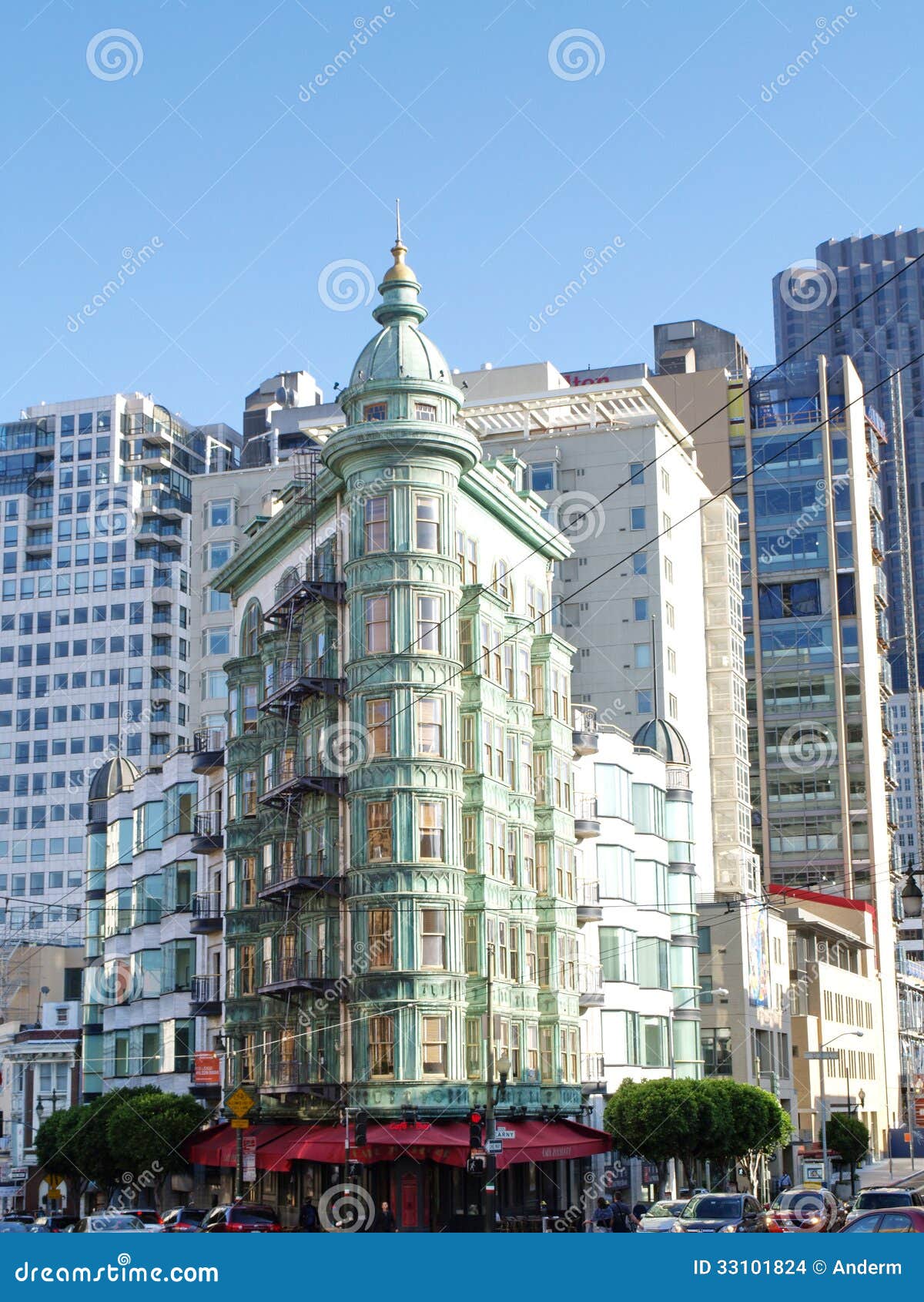 The Sentinel Building in San Francisco Editorial Stock Image - Image of ...