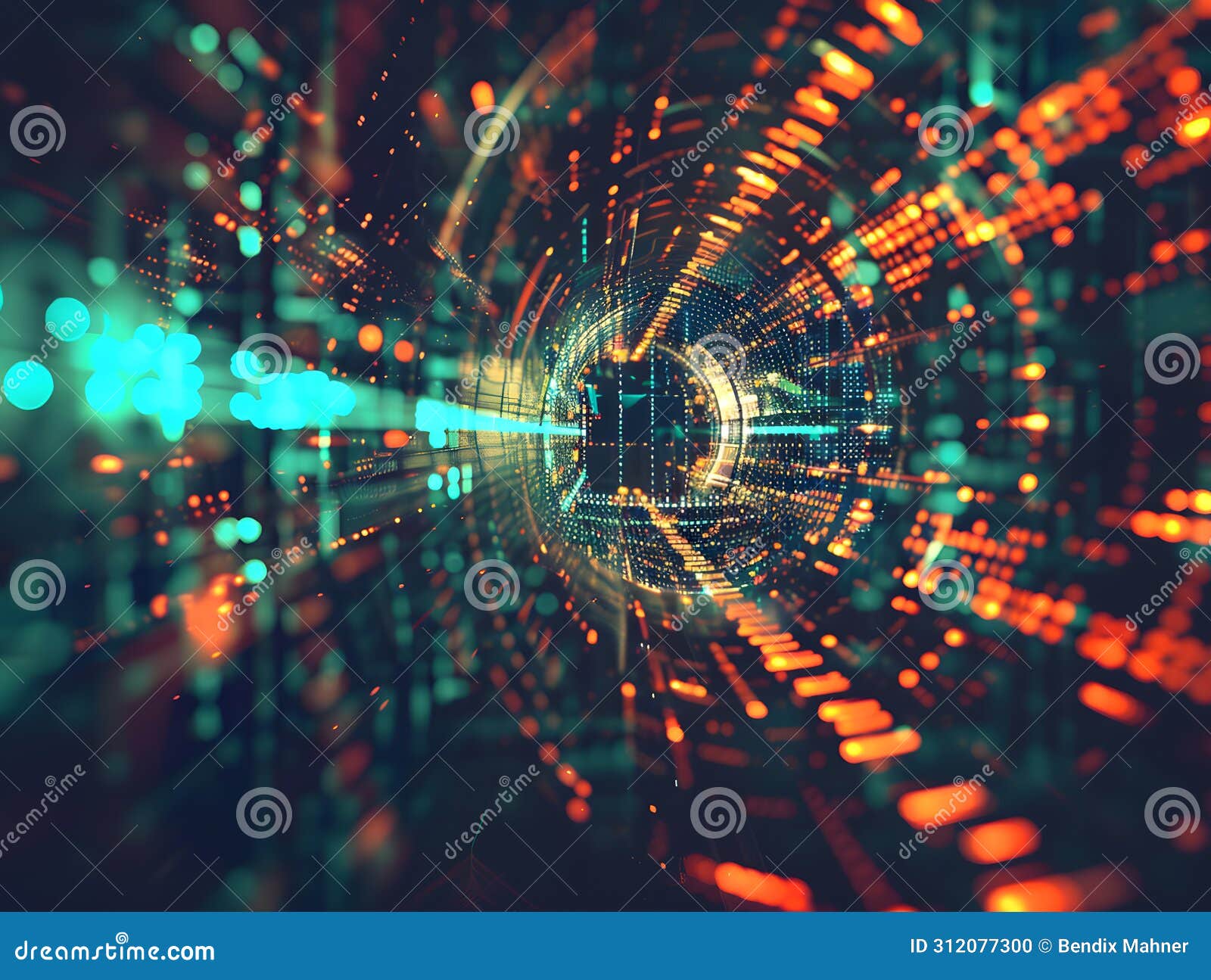 Sentinel of the Digital Realm - Abstract Background Artistic Image ...