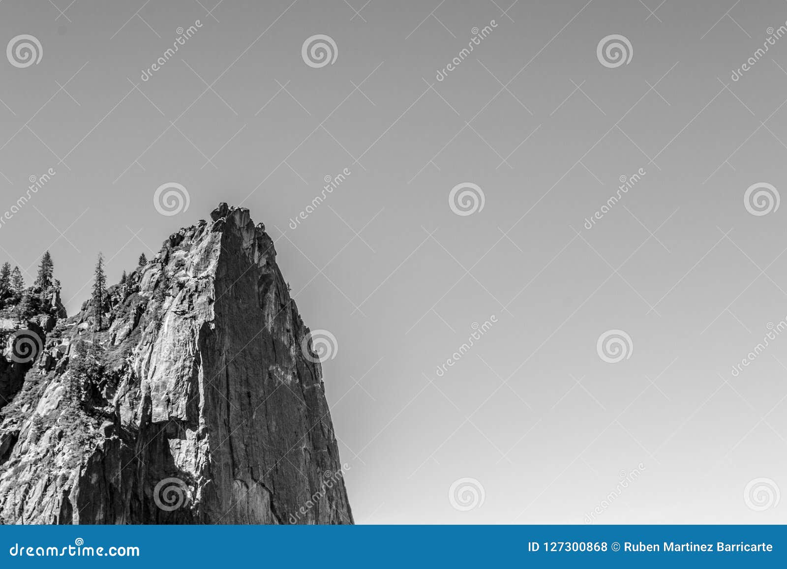 Sentinel Rock at Yosemite Valley Stock Photo - Image of climbing ...