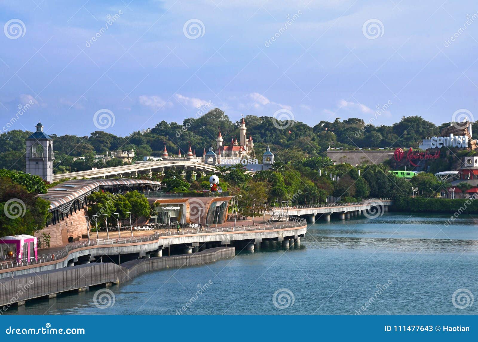 Sentosa Broadwalk Y Entrada Foto de archivo editorial - Imagen de ...