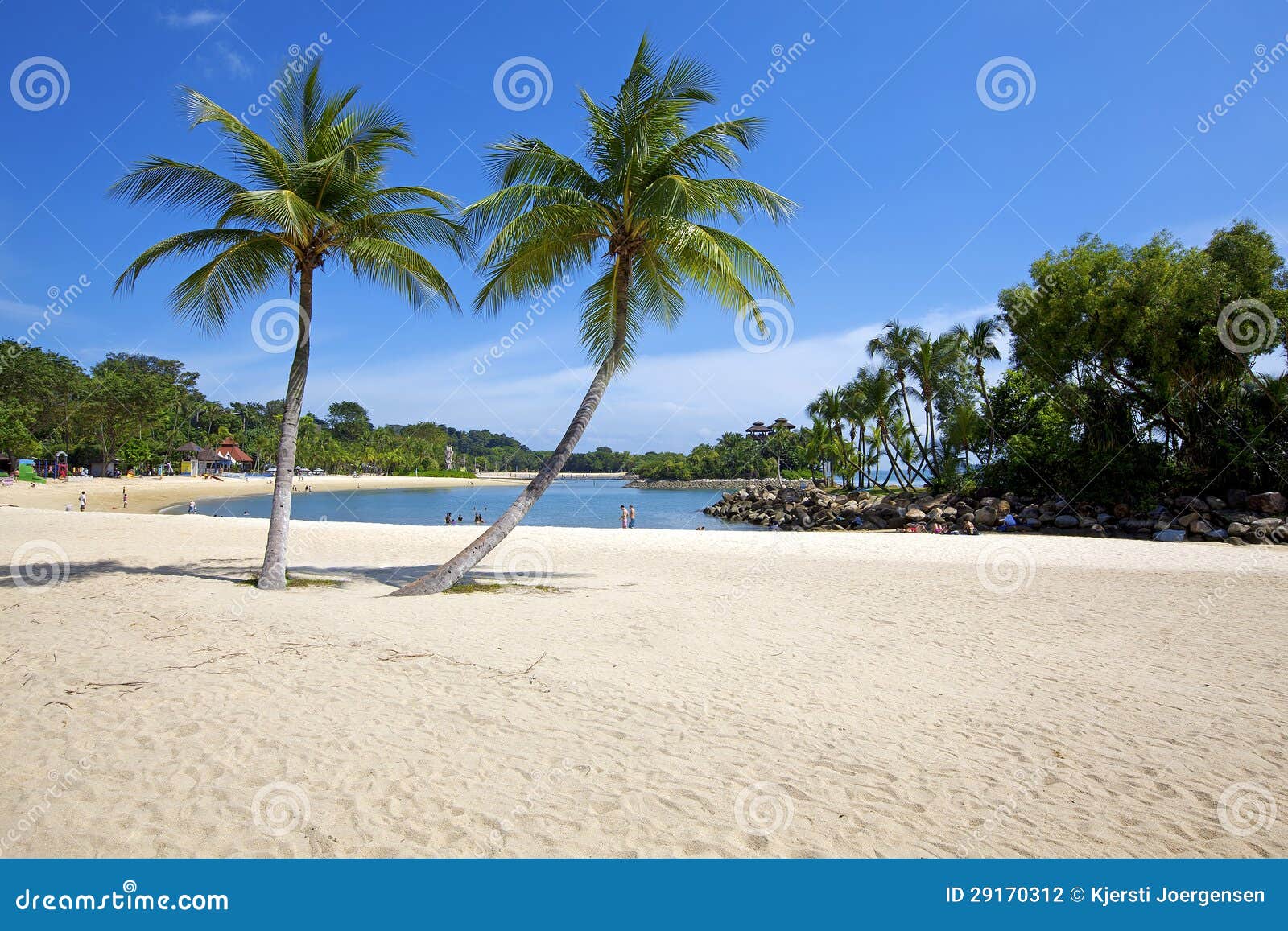Sentosa Island stock photo. Image of scenery, sandy, paradise - 29170312