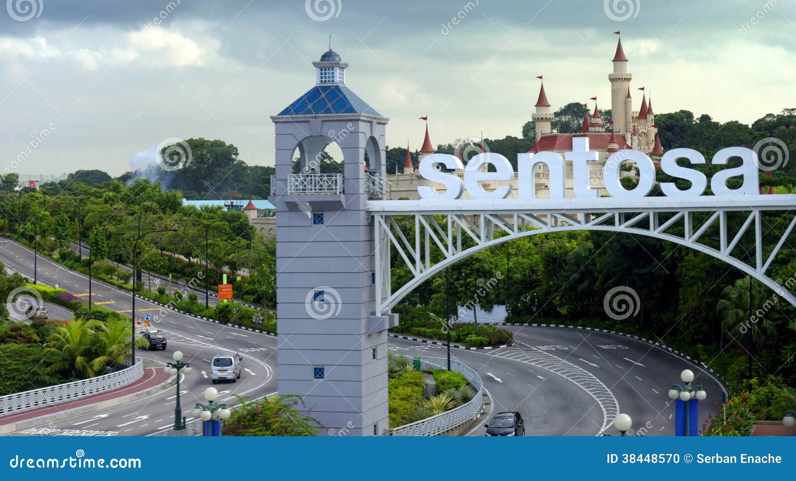 Sentosa Island stock photo. Image of traveling, transport - 38448570