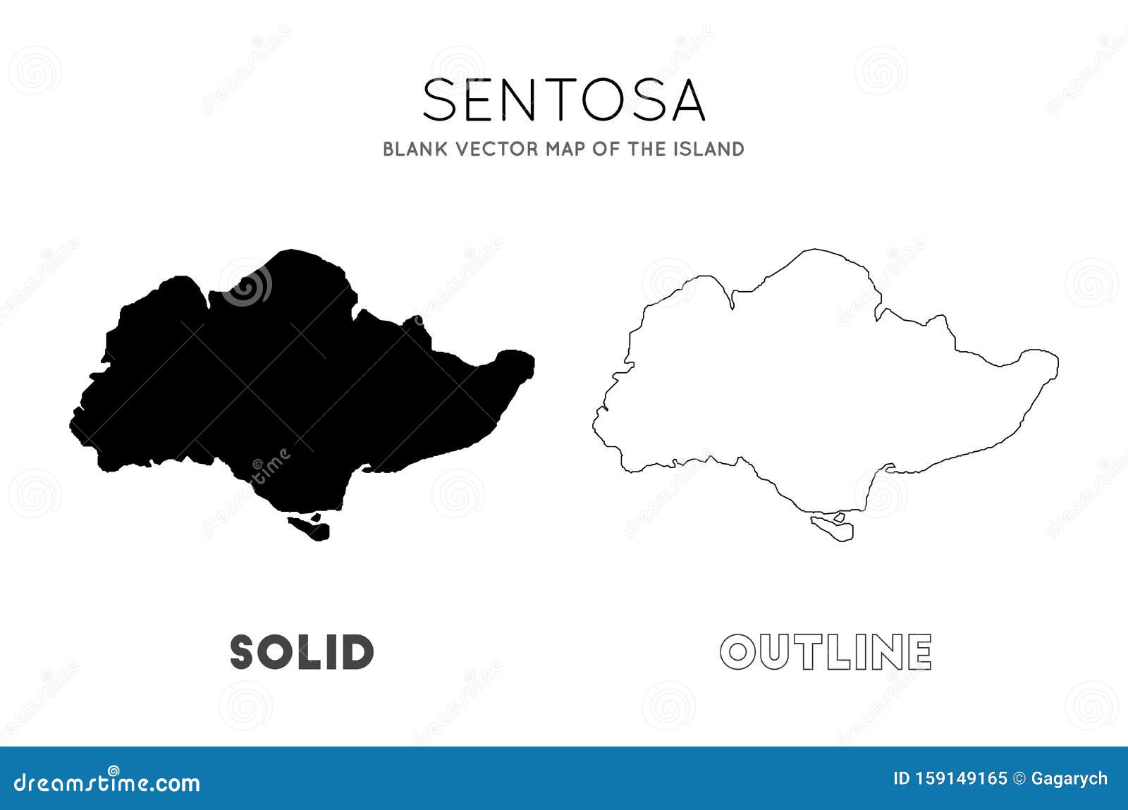 Sentosa Island Singapore Map