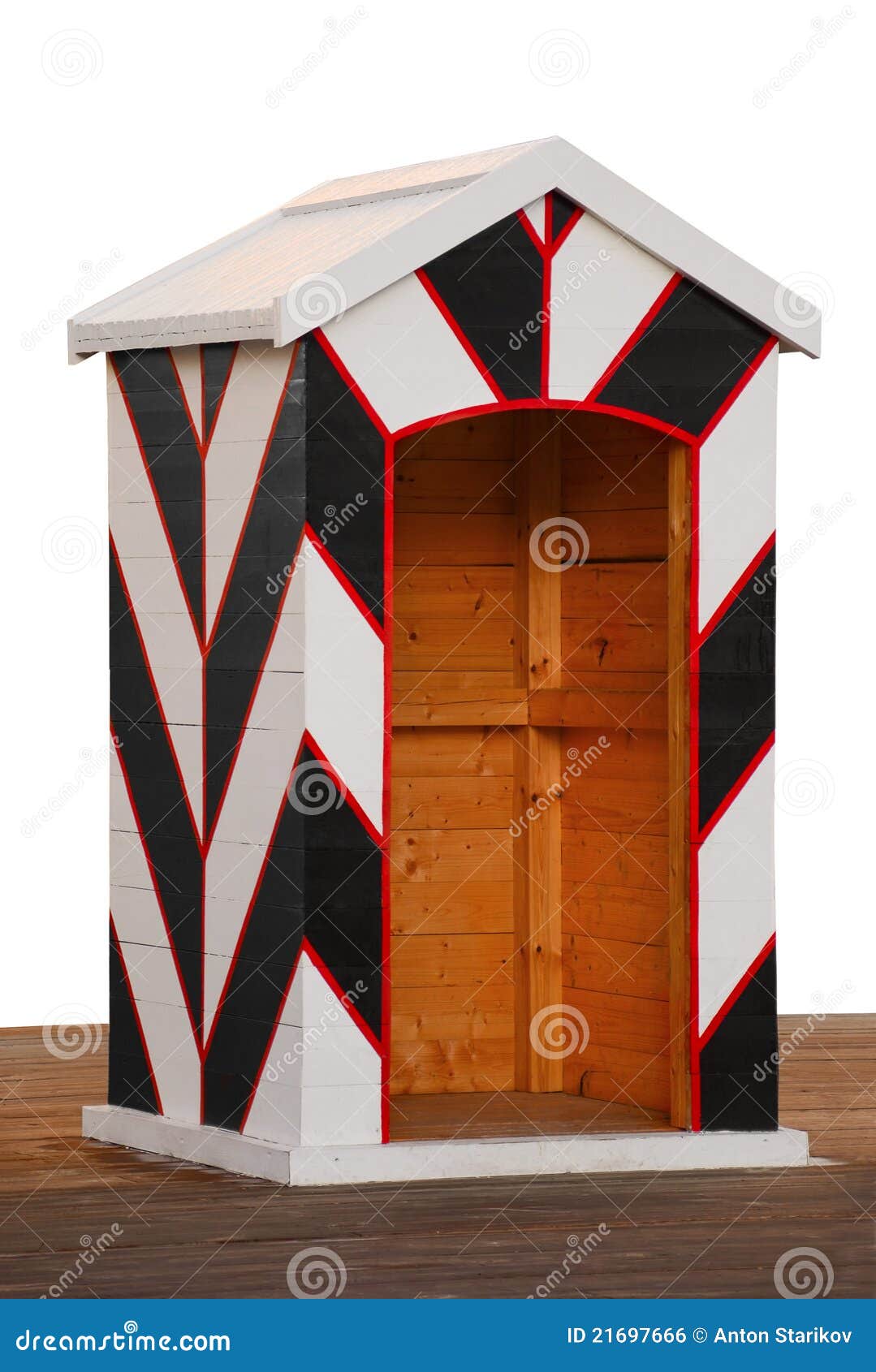 Sentry box stock photo. Image of building, arch, lines - 21697666