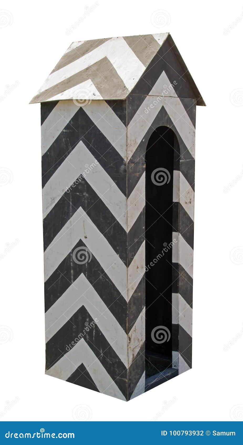 Sentry box, reconstruction stock photo. Image of security - 100793932