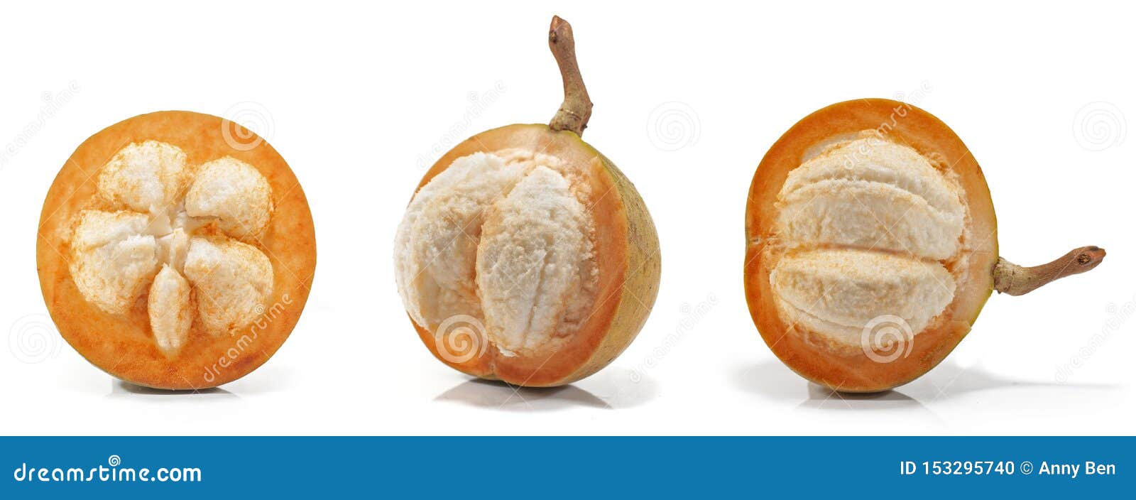 Sentul or Sentol Fruit on White Stock Photo - Image of circle, orange ...