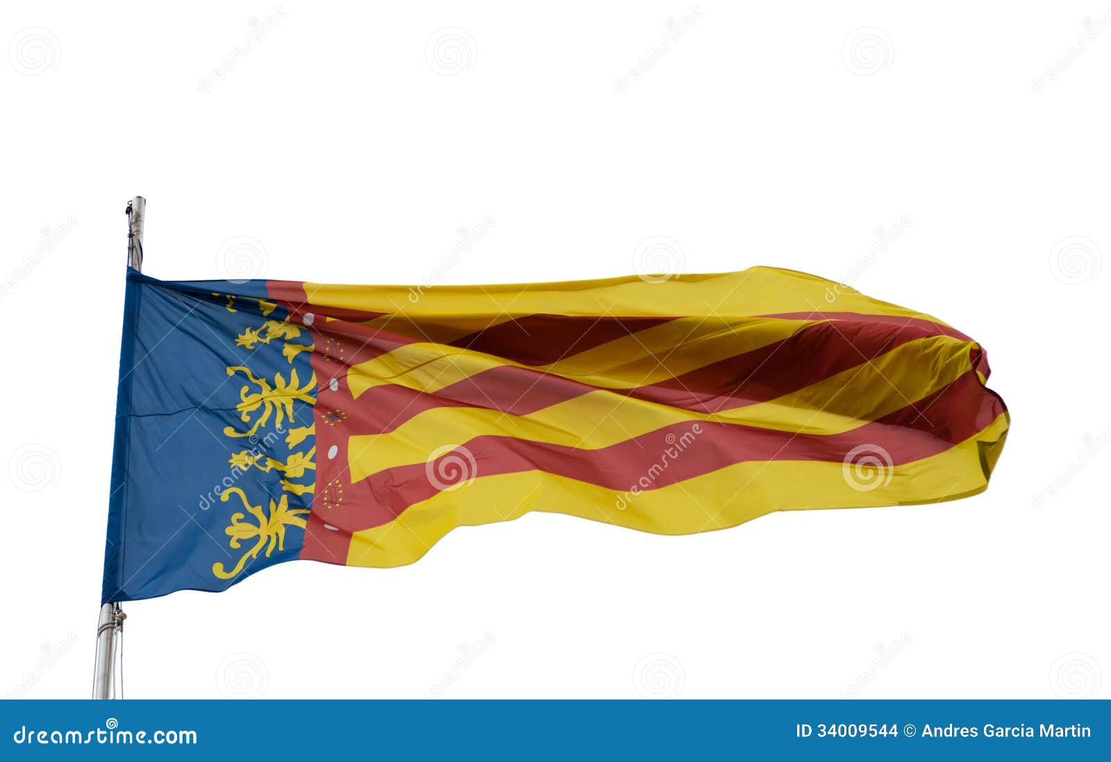 Senyera, Valencia stock foto. Image of geïsoleerd, valencia - 34009544