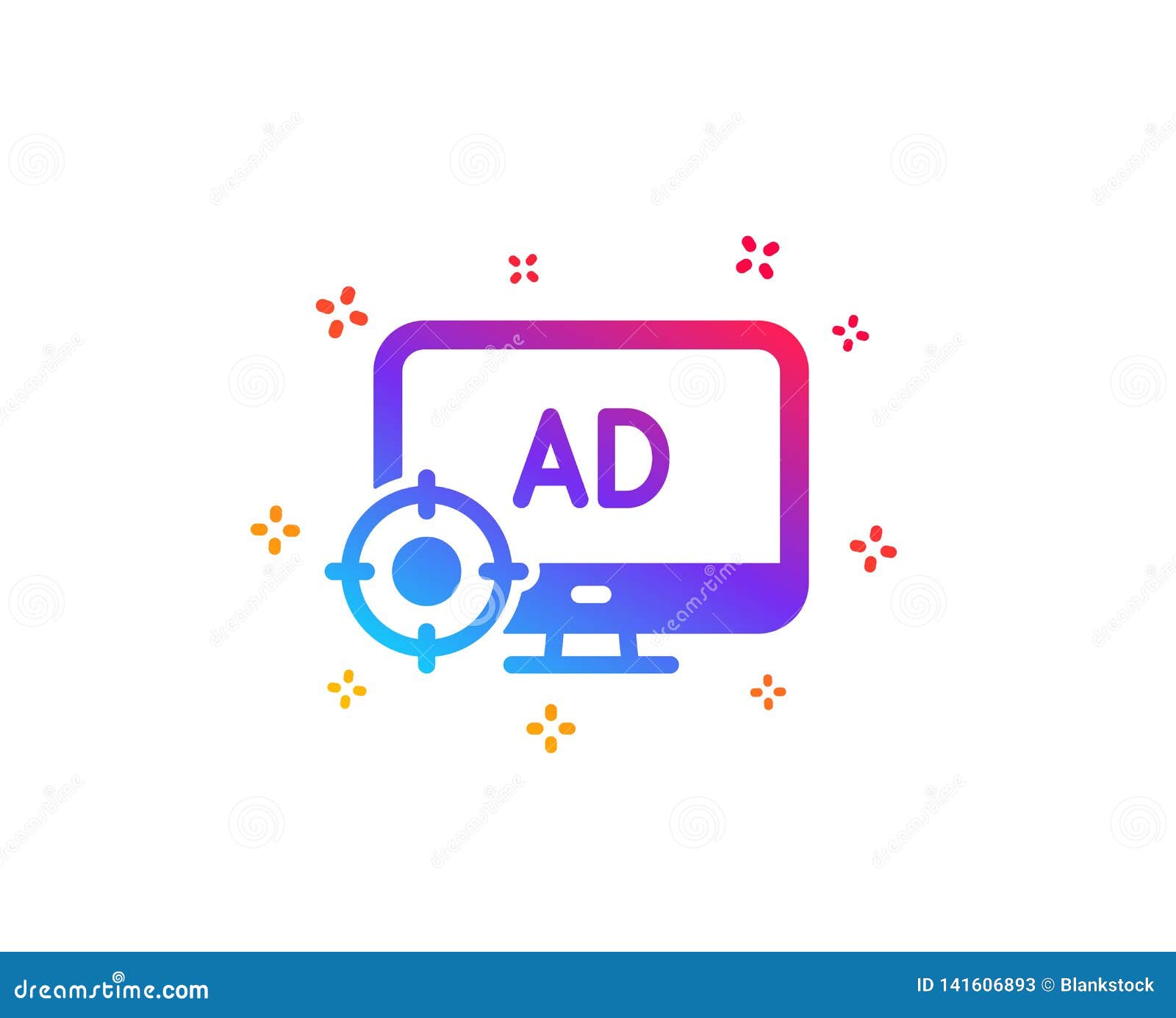 Seo Adblock Icon. Search Engine Optimization Sign. Vector Stock Vector ...