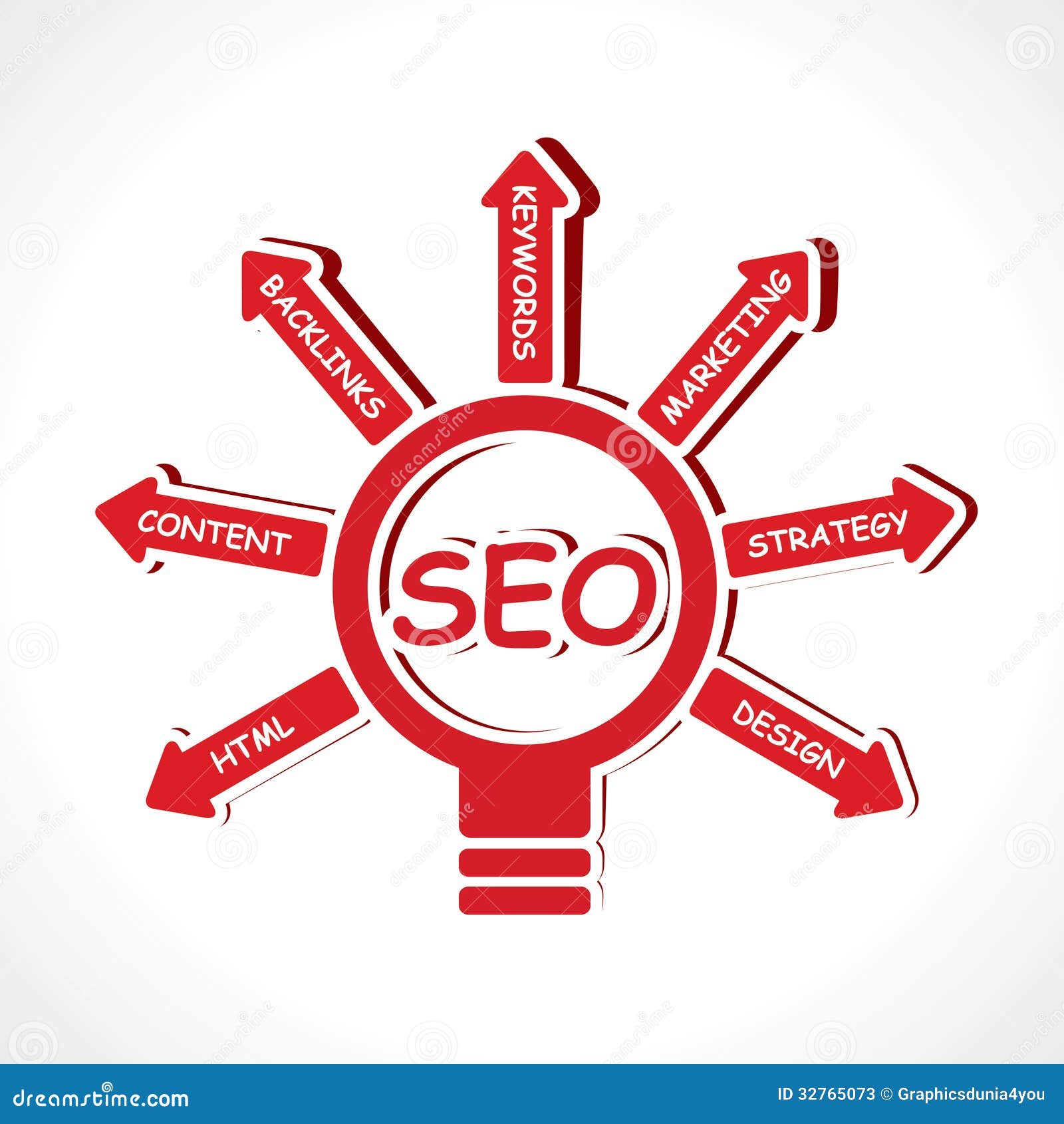 SEO concept stock vector. Illustration of resource, internet - 32765073