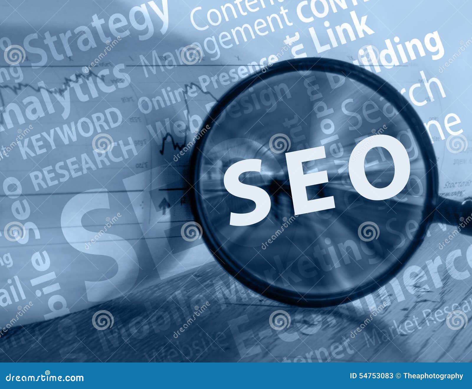 SEO concept stock illustration. Illustration of organization - 54753083