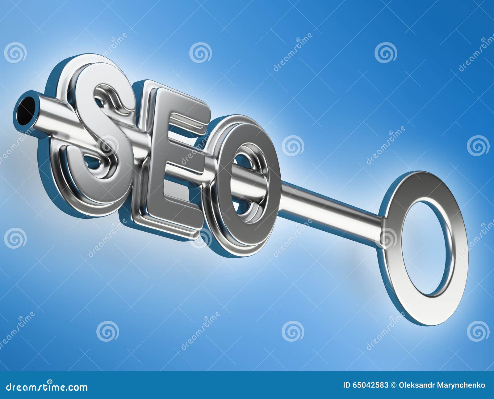 Seo concept with key stock illustration. Illustration of business ...
