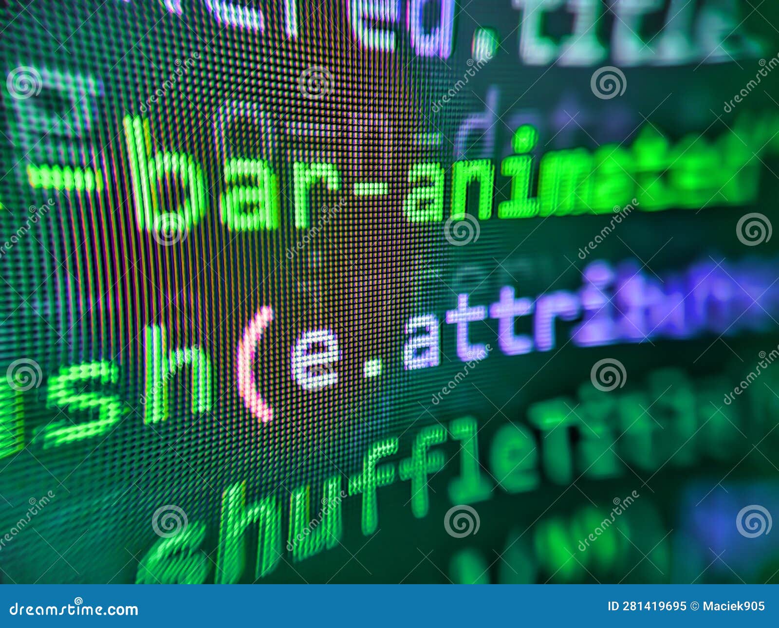 SEO Concepts for Better SERP. Website Design. Developer Working on ...