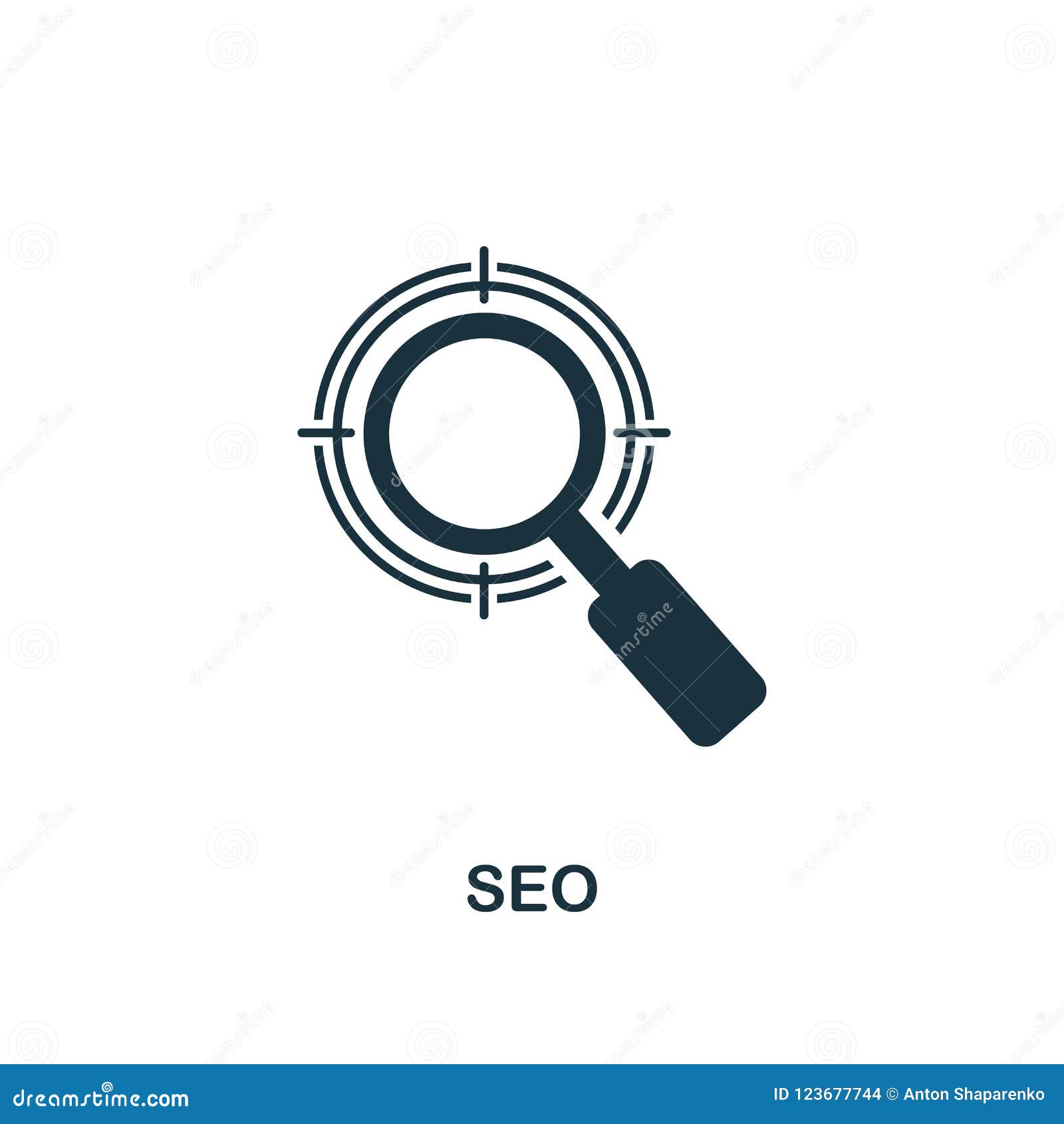 Seo Creative Icon. Simple Element Illustration. Seo Concept Symbol ...