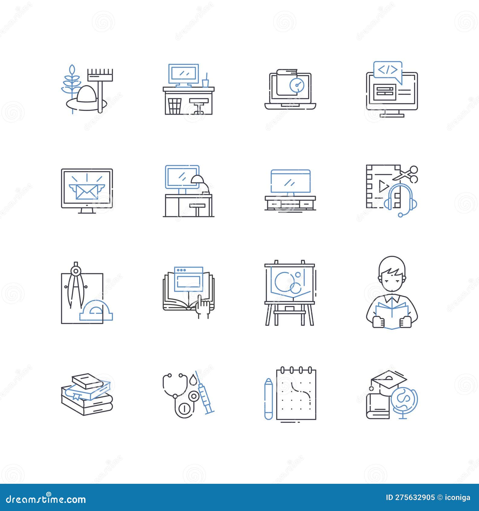 SEO Expert Line Icons Collection. Optimization, Analytical, Analytics ...