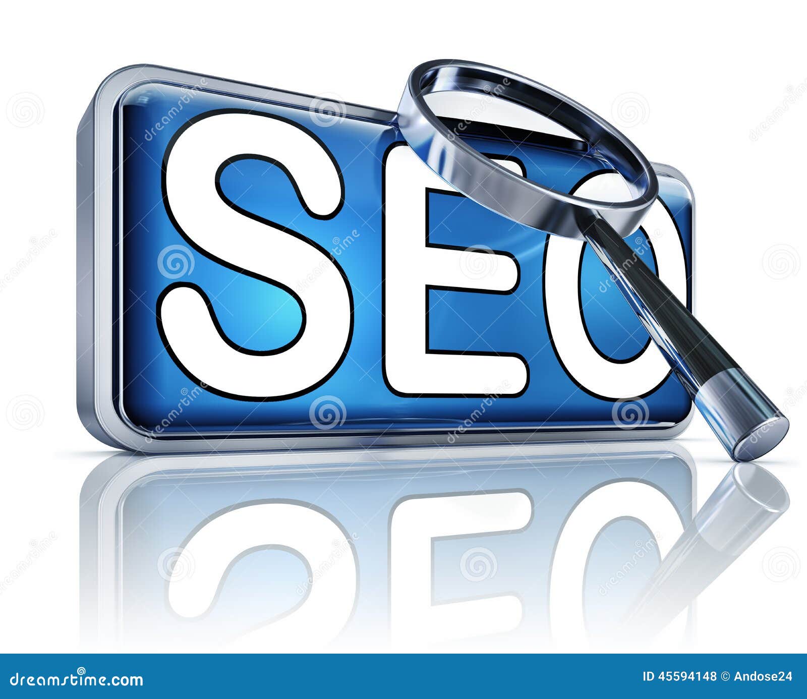 SEO icon stock illustration. Illustration of quest, blue - 45594148